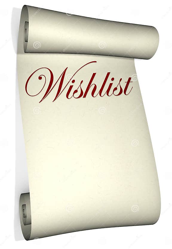Wish list stock illustration. Illustration of celebration - 11111002