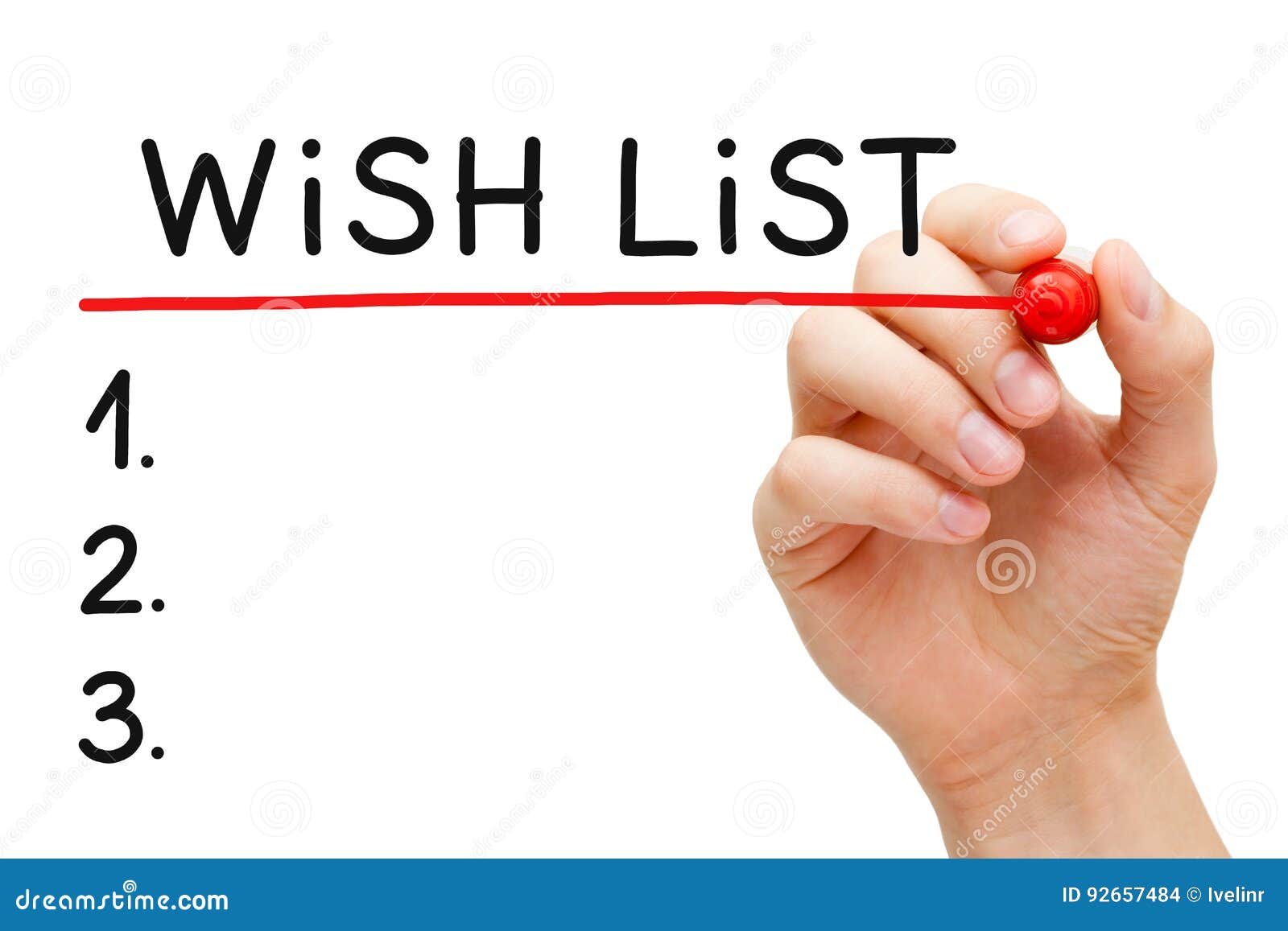 Wish List stock photo. Image of goal, motivation, list - 92657484