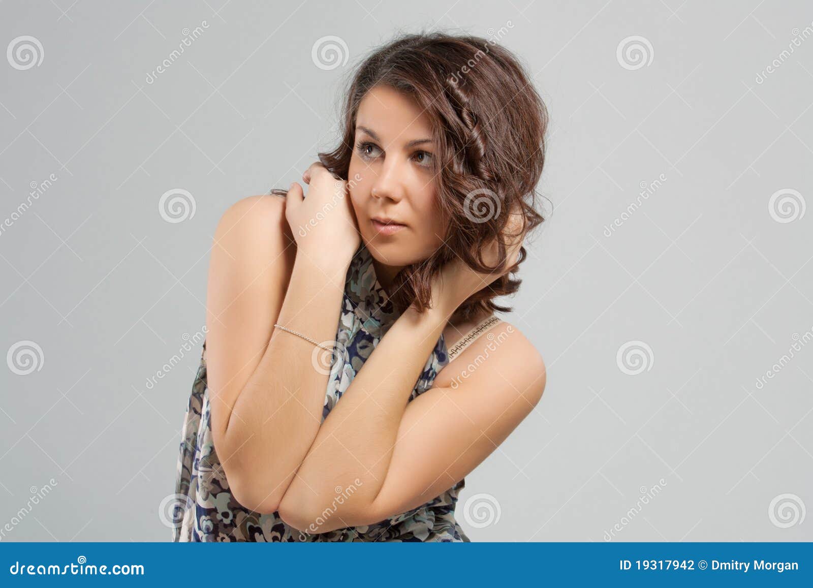 Wish To Satisfy My Curiosity Stock Photo - Image of hairdo, jeans: 19317942