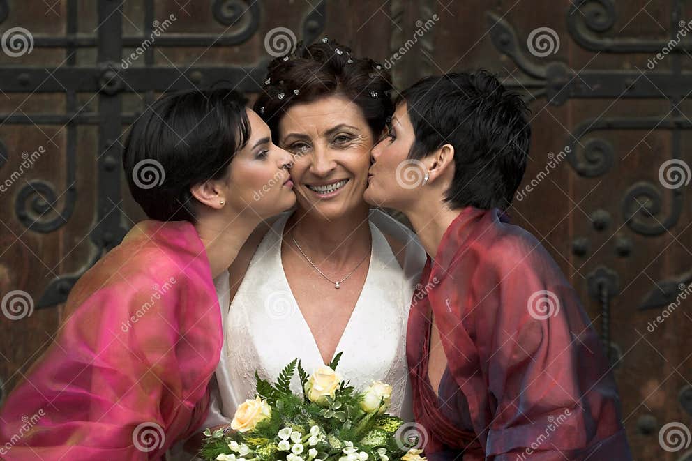 We wish you good luck stock image. Image of wife, kiss - 800539