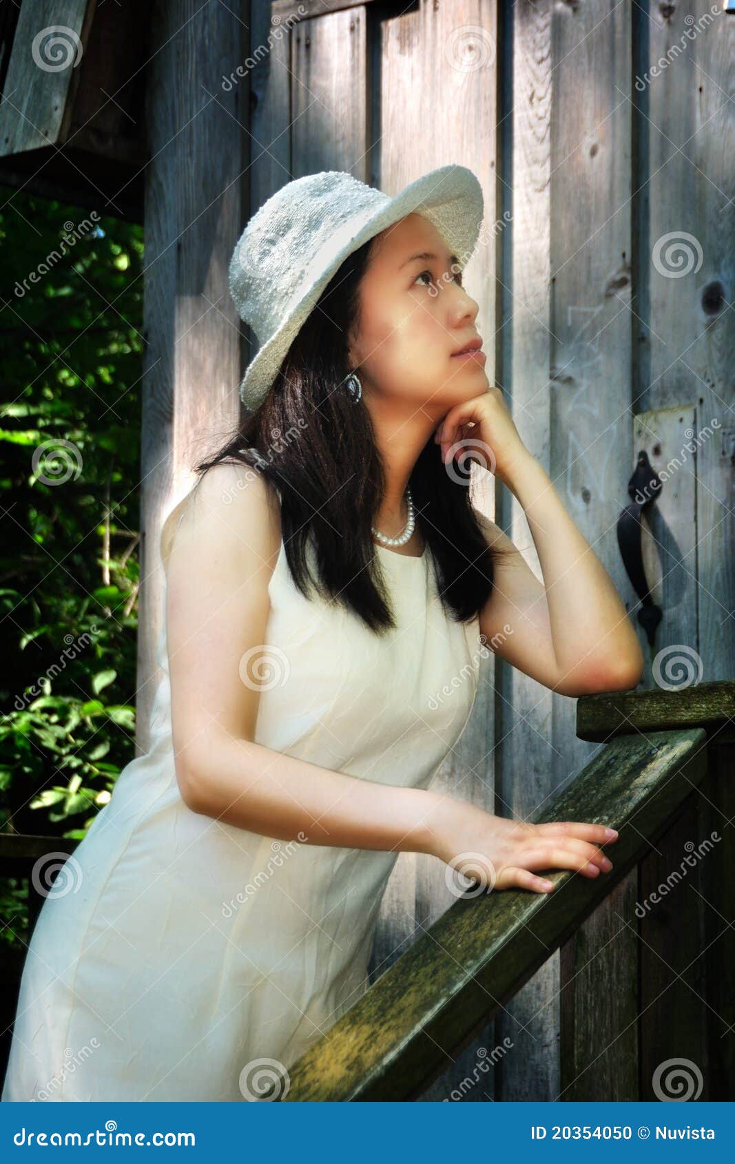 A Wishful Lady stock photo. Image of women, thinking - 20354050