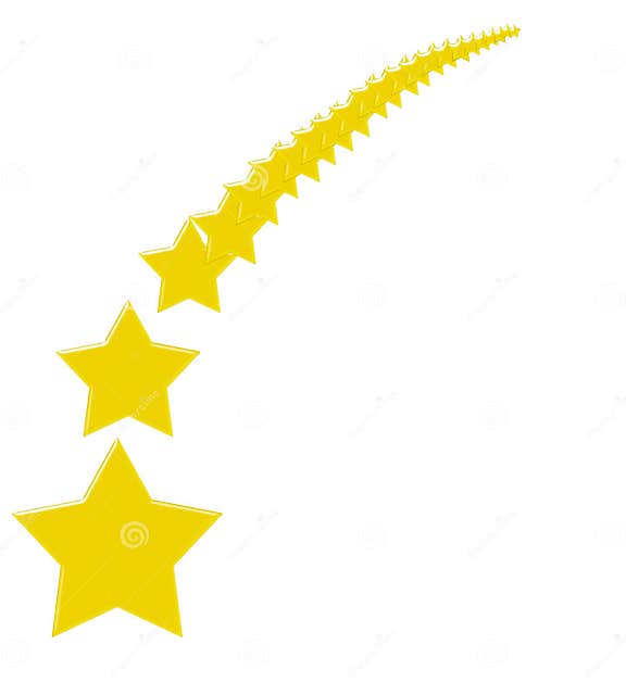 Wishing on a Shooting Star stock illustration. Illustration of winner ...