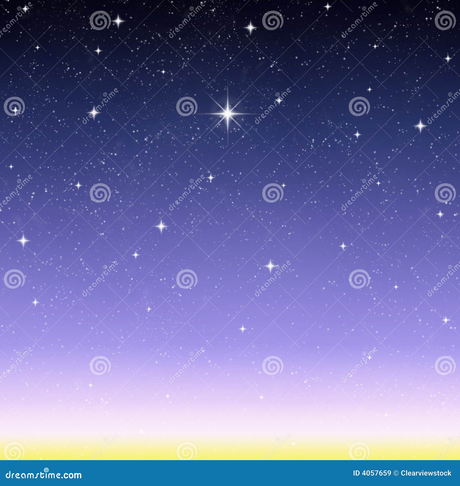 Wishing Star Starry Night Sky Stock Image | CartoonDealer.com #4417555