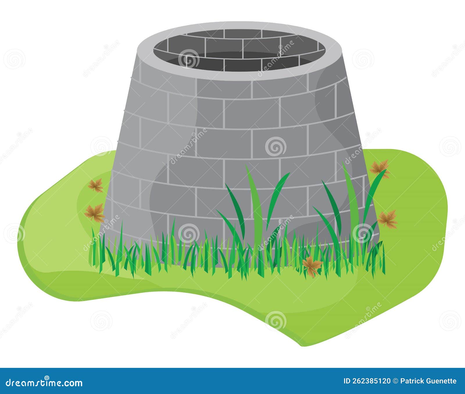 Wishing well, icon stock vector. Illustration of isolated - 262385120