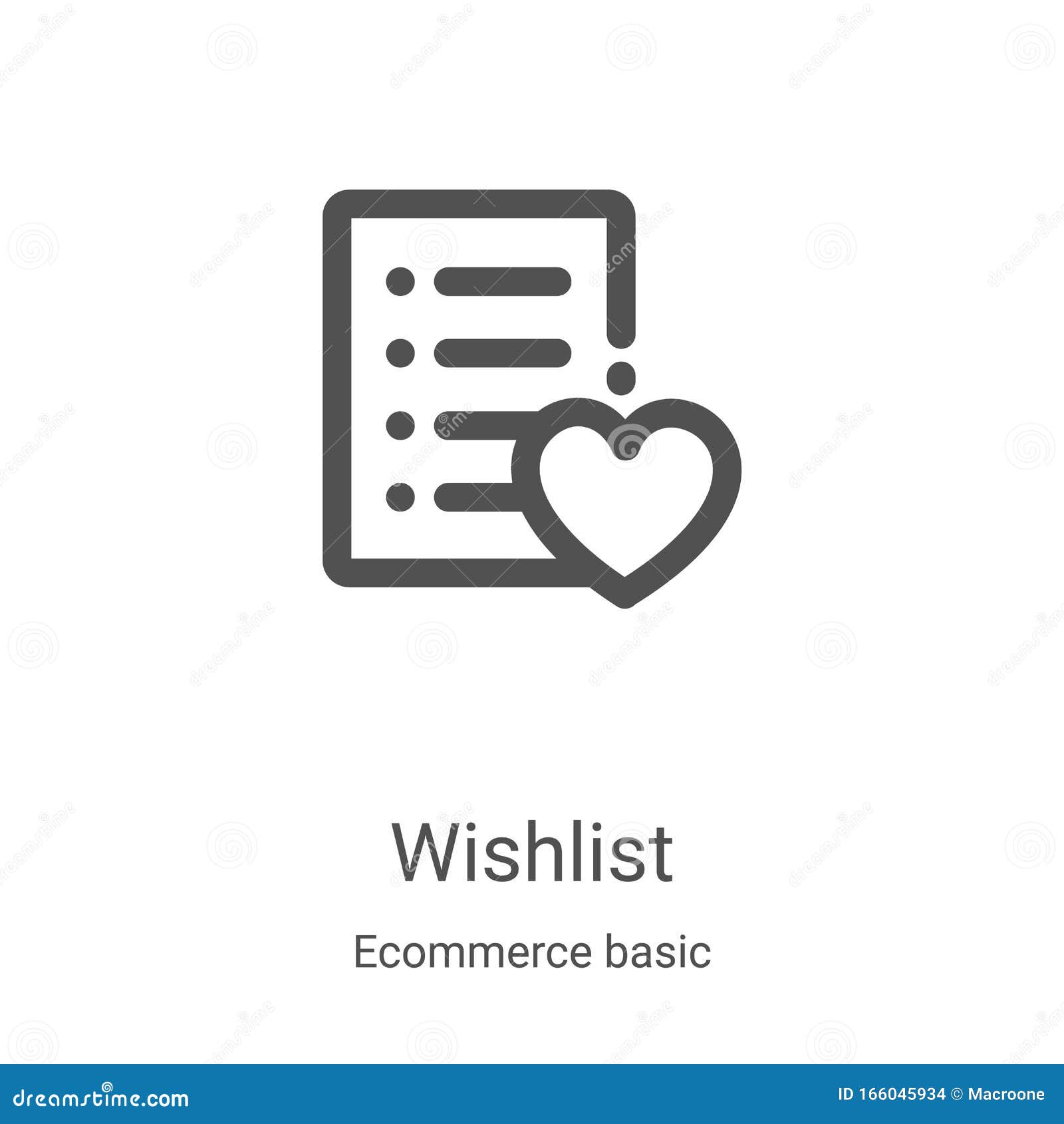 Wishlist Icon Vector from Ecommerce Basic Collection. Thin Line ... Wishlist Icon Vector from Ecommerce Basic Collection. Thin Line ...