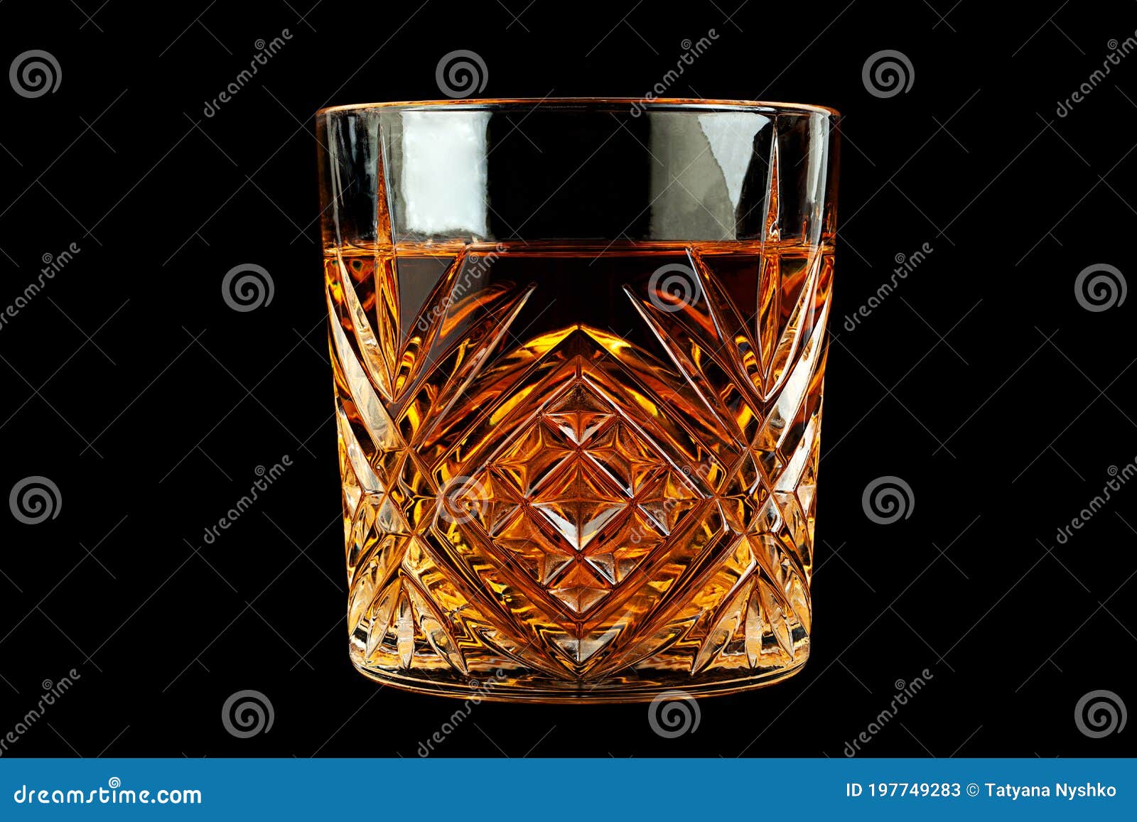 Wiskey beverage on black stock image. Image of black - 197749283