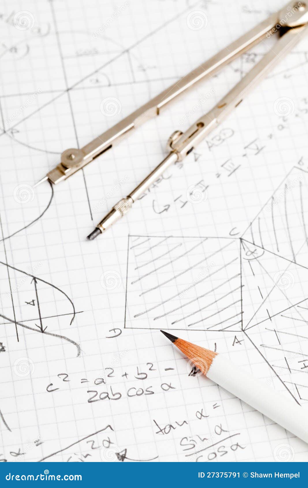 Wiskunde stock afbeelding. Image of meetkunde, theorie - 27375791