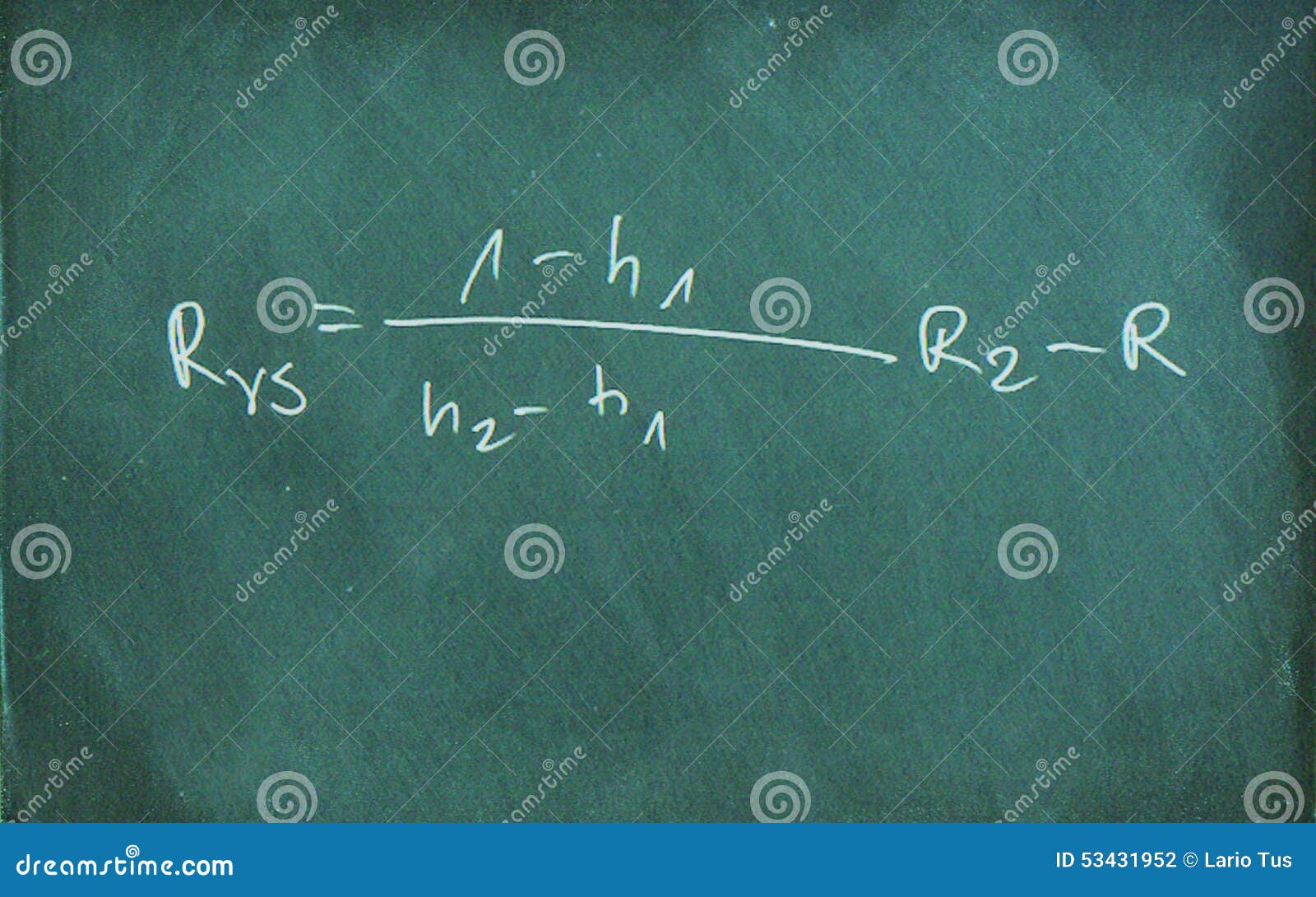 Wiskundige formule op bord stock foto. Image of tekening - 53431952
