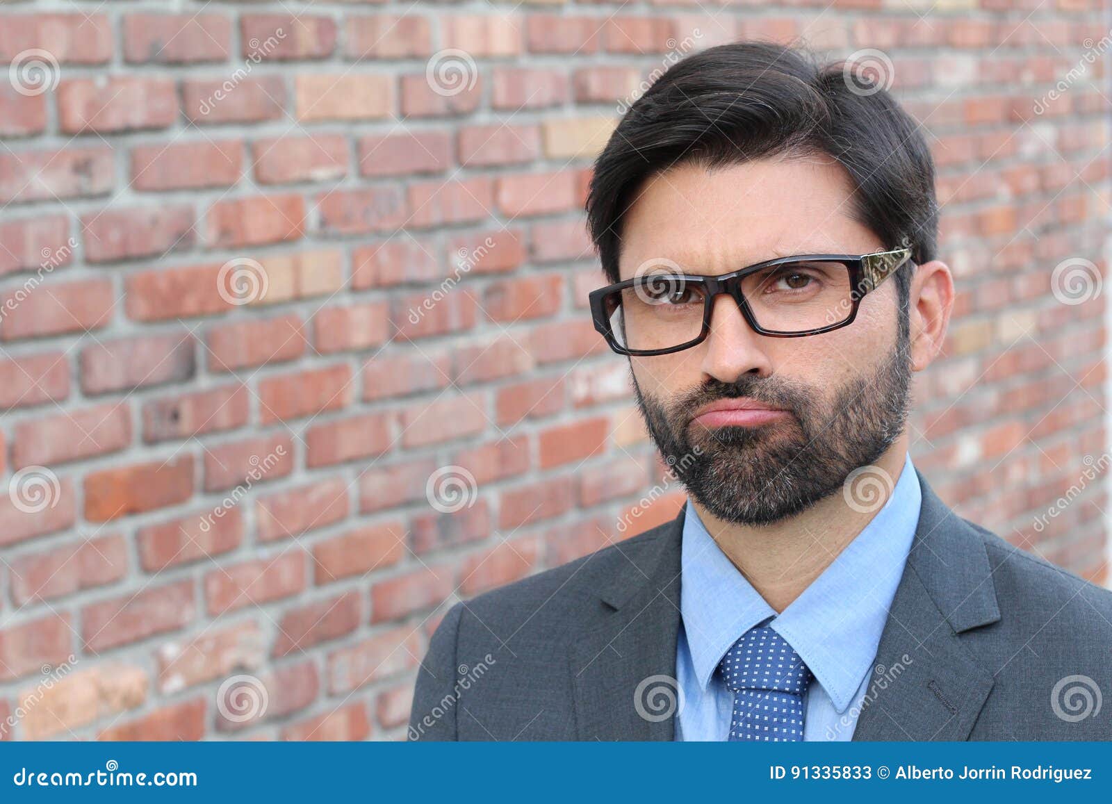 Wispelturige Mens Met Het Tonen Van Teleurstelling Stock Afbeelding ...