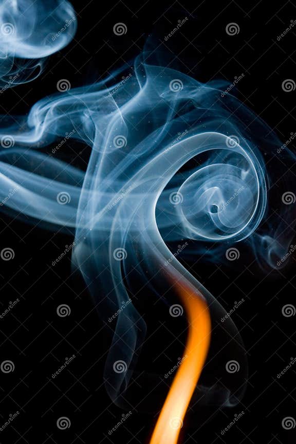 Wisps of smoke stock image. Image of flare, burn, black - 2515775
