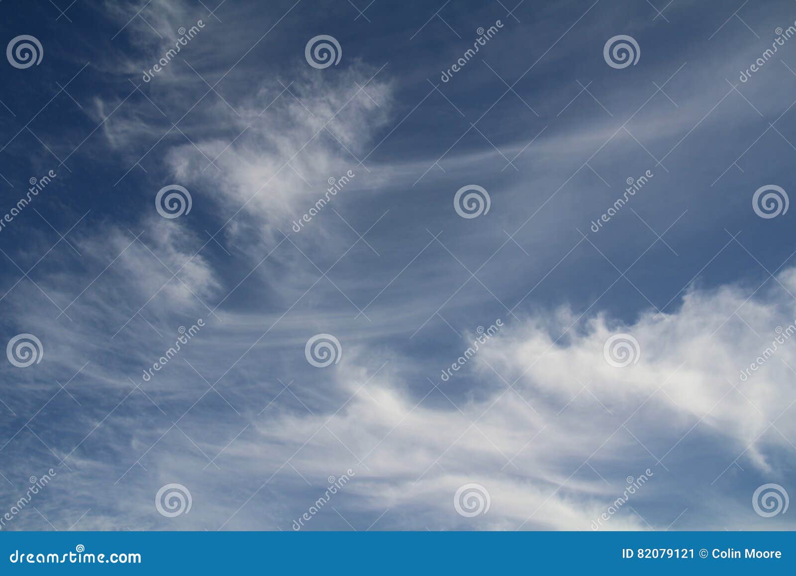 Wispy Clouds stock image. Image of nature, blue, climate - 82079121
