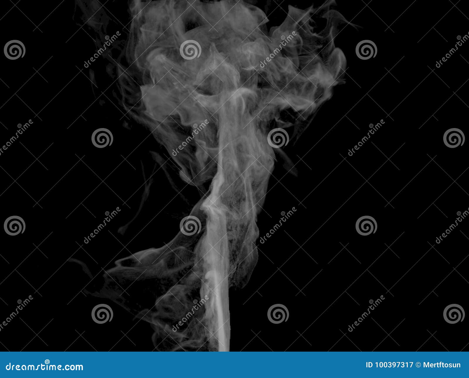 Wispy Light Smoke Effect Rising Bottom To Top Stock Image - Image of ...