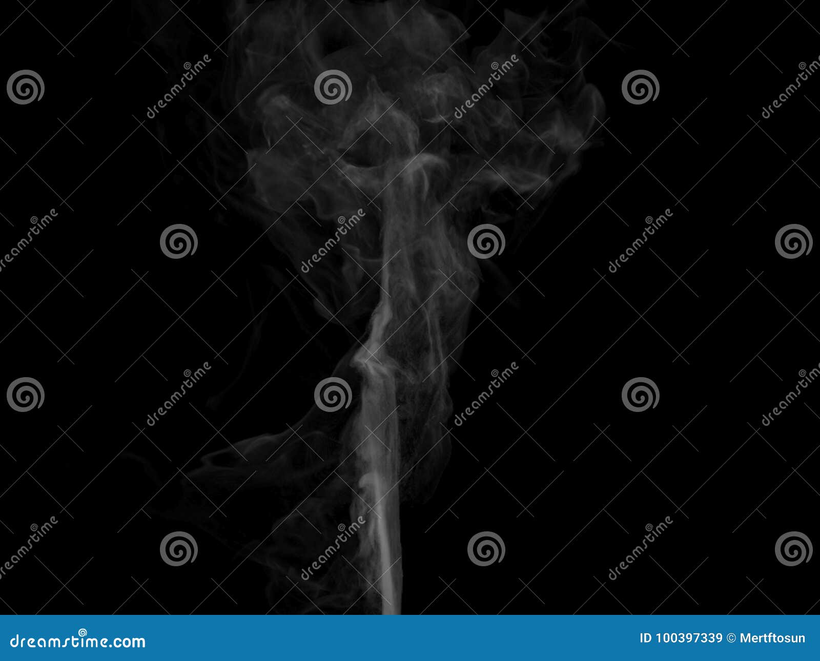 Wispy Light Smoke Effect Rising Bottom To Top Stock Image - Image of ...