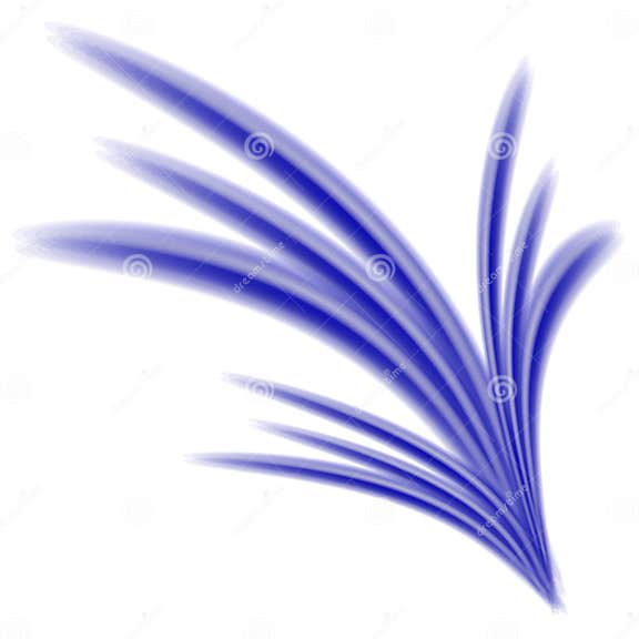 Wispy Lines Feather Wisps 2 Stock Illustration - Illustration of swoosh ...
