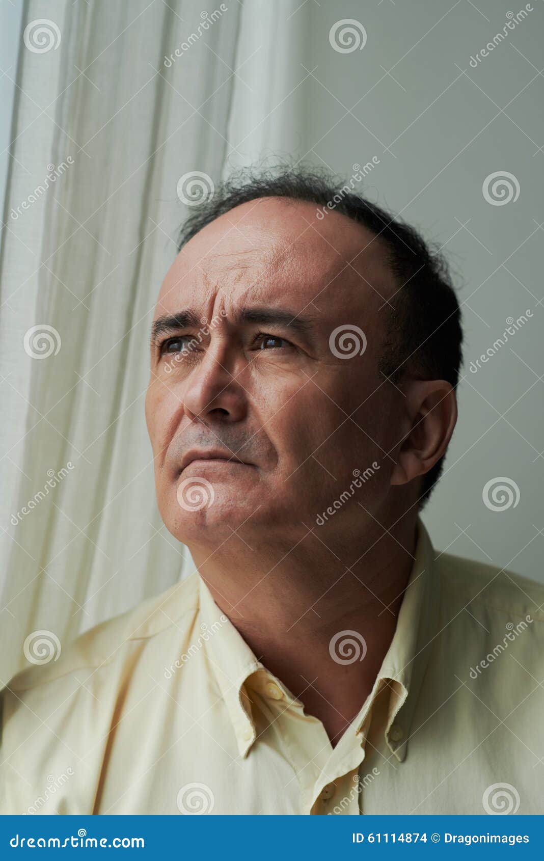Wistful man stock photo. Image of portrait, face, begging - 61114874