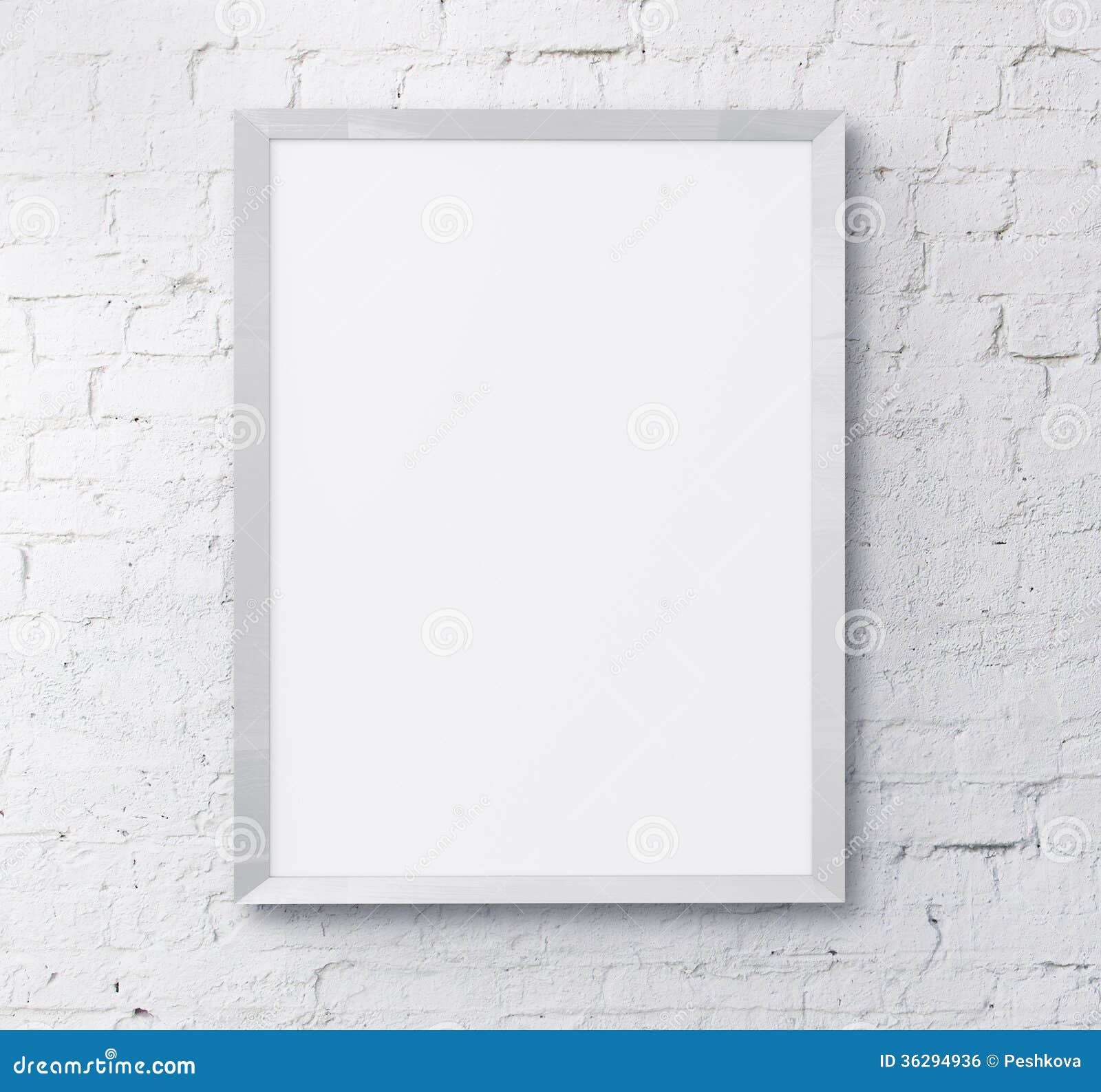 Wit kader stock foto. Image of één, bureau, kader, foto - 36294936
