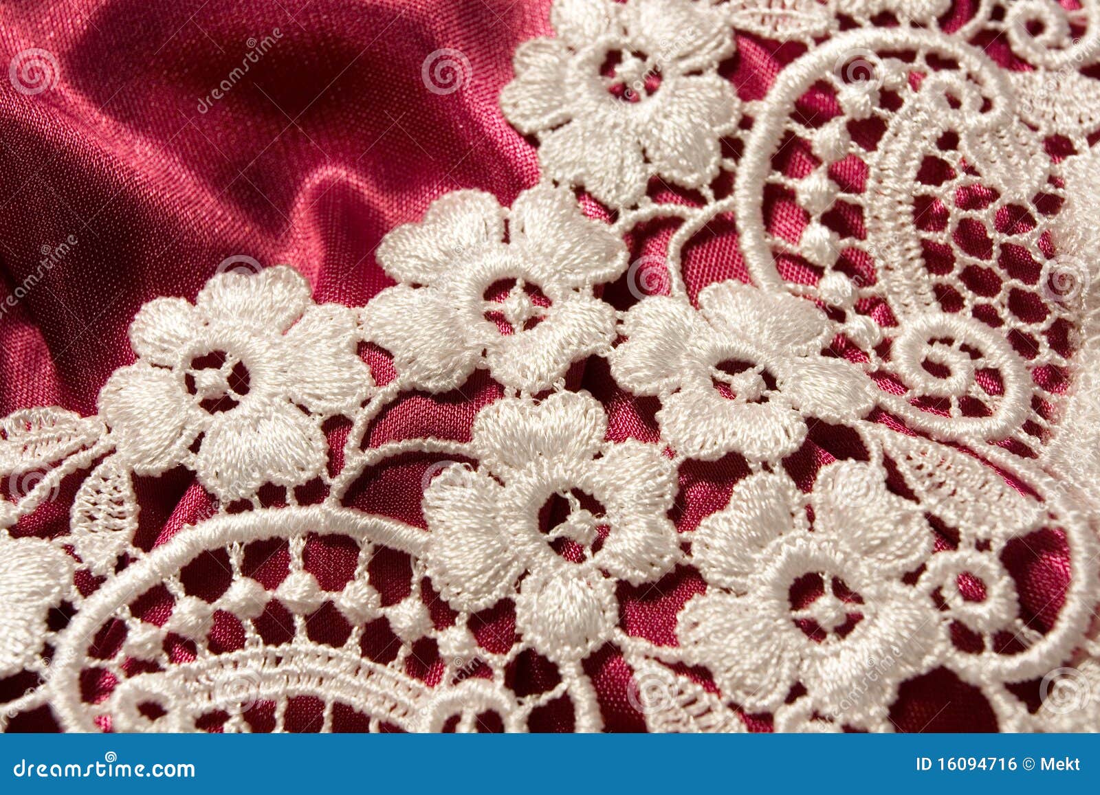 Wit kant stock foto. Image of patroon, schetsen, kant - 16094716