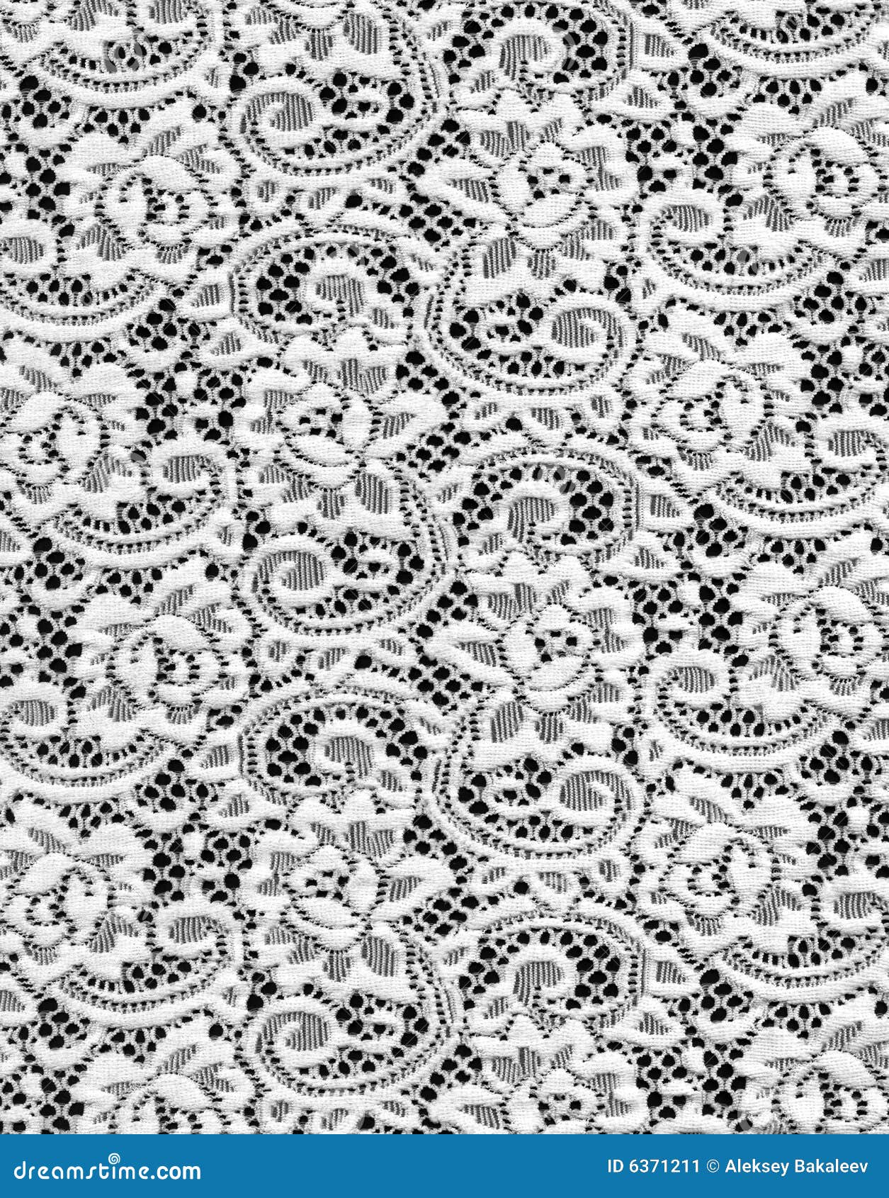 Wit kant stock afbeelding. Image of textiel, zwart, decoratief - 6371211