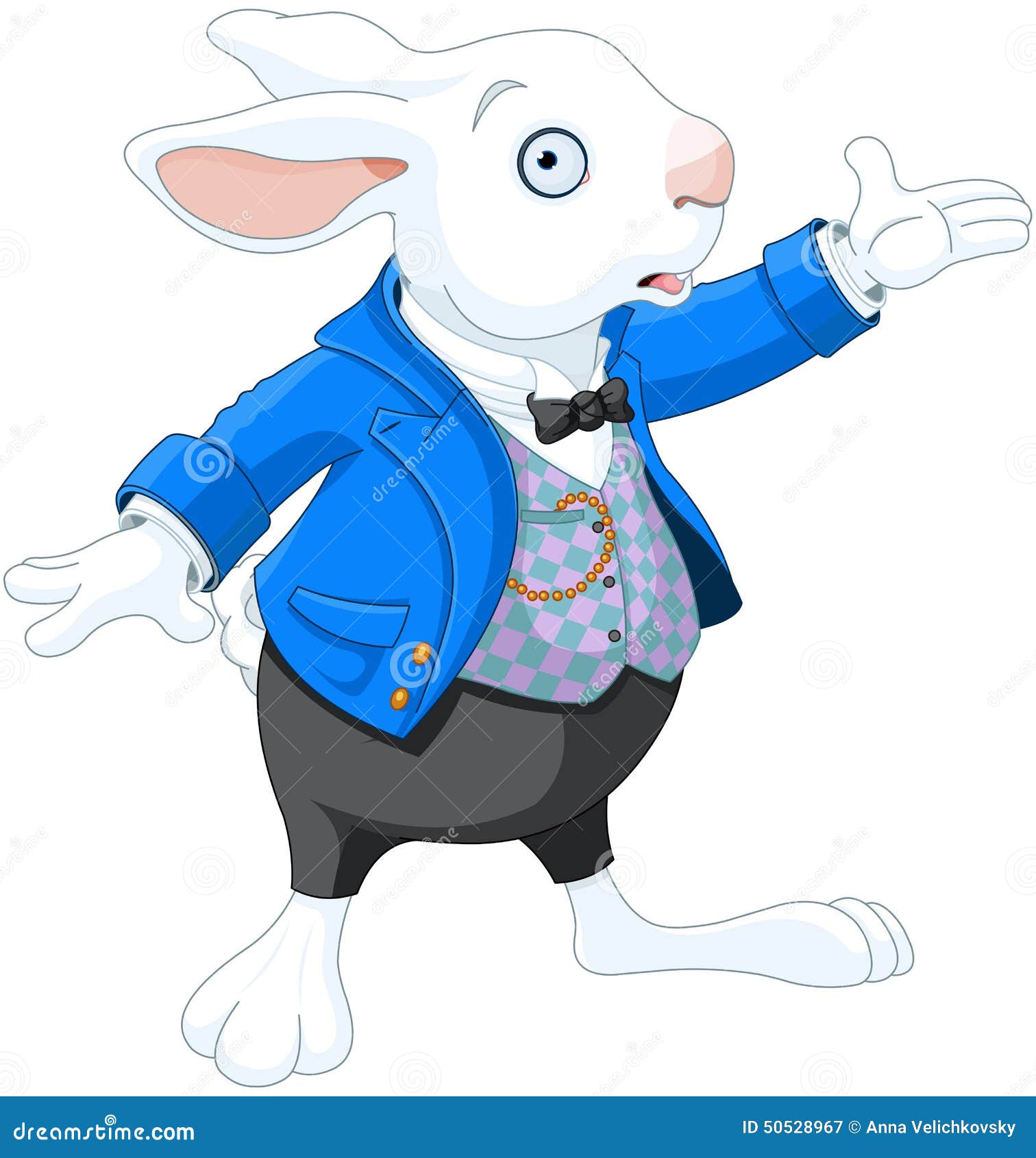 Wit konijn vector illustratie. Illustration of illustratie - 50528967