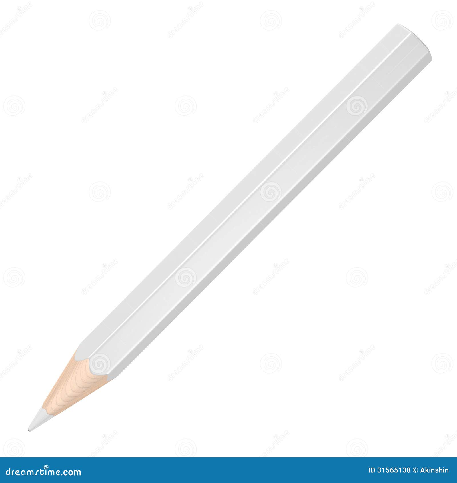 Wit potlood stock illustratie. Illustration of achtergrond - 31565138