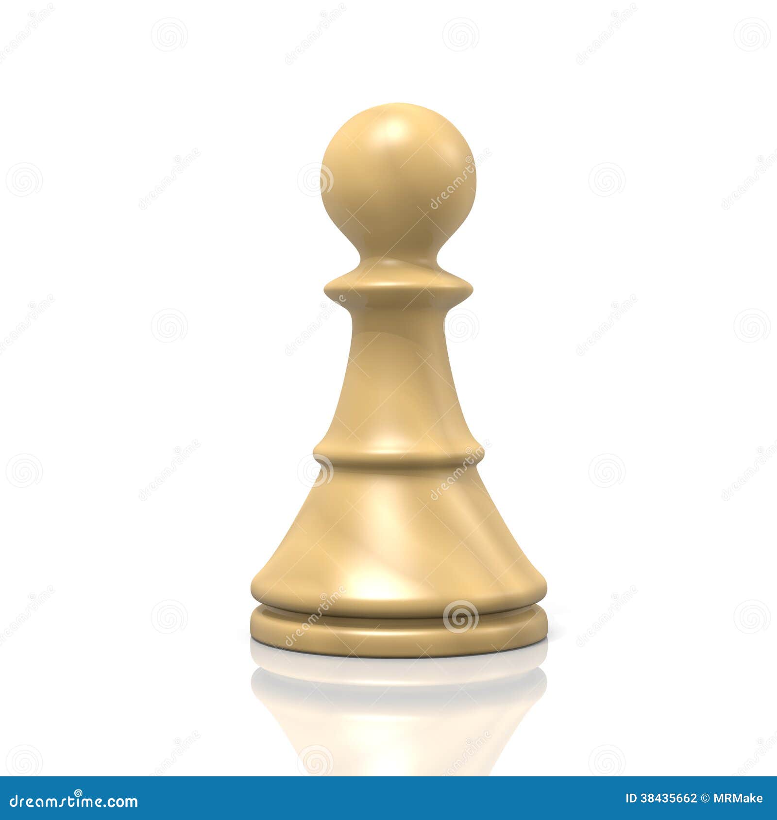 Wit Schaakstuk stock illustratie. Illustration of spel - 38435662