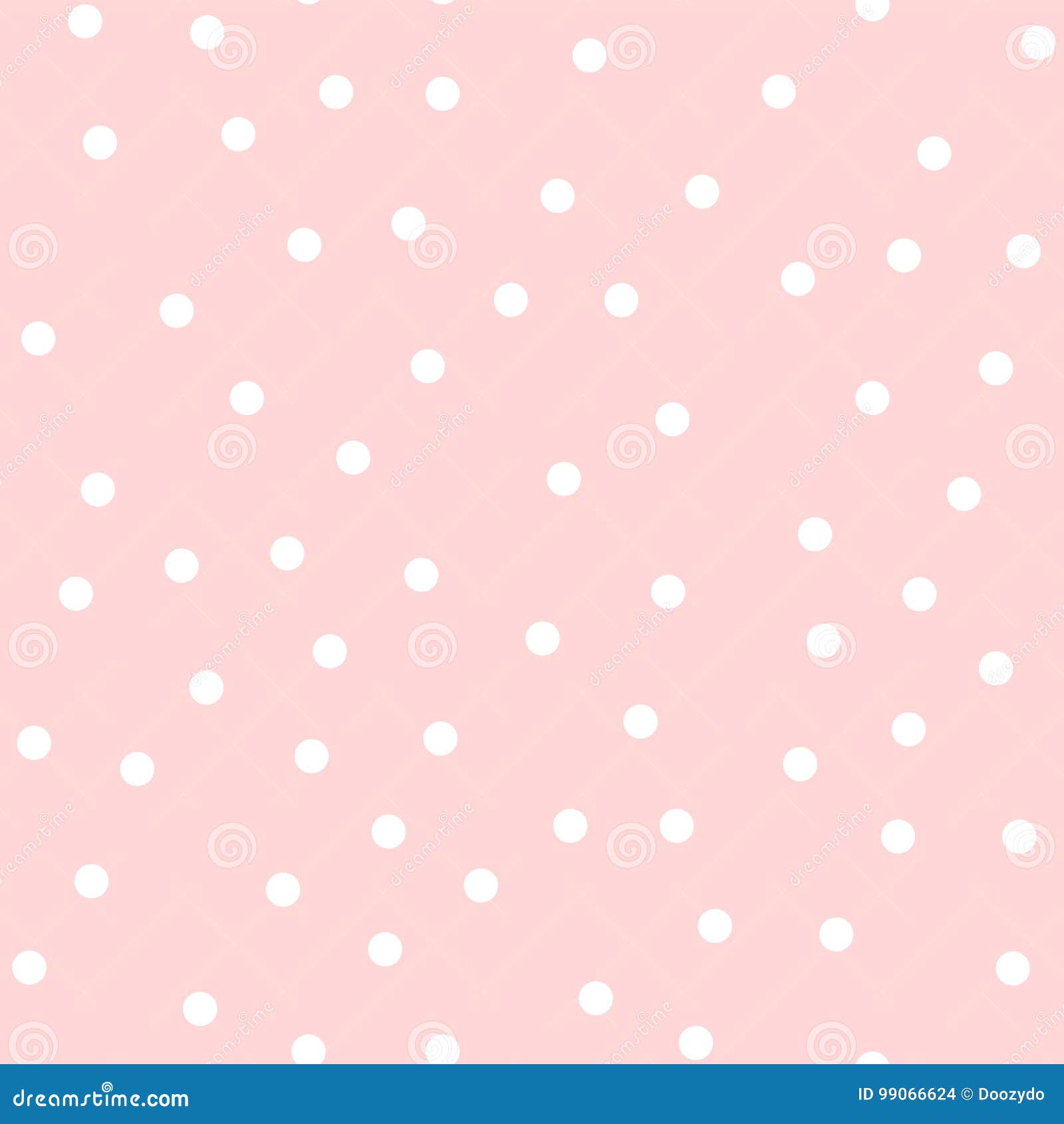 Wit Stippen Naadloos Patroon Op Roze Vector Illustratie - Illustration ...