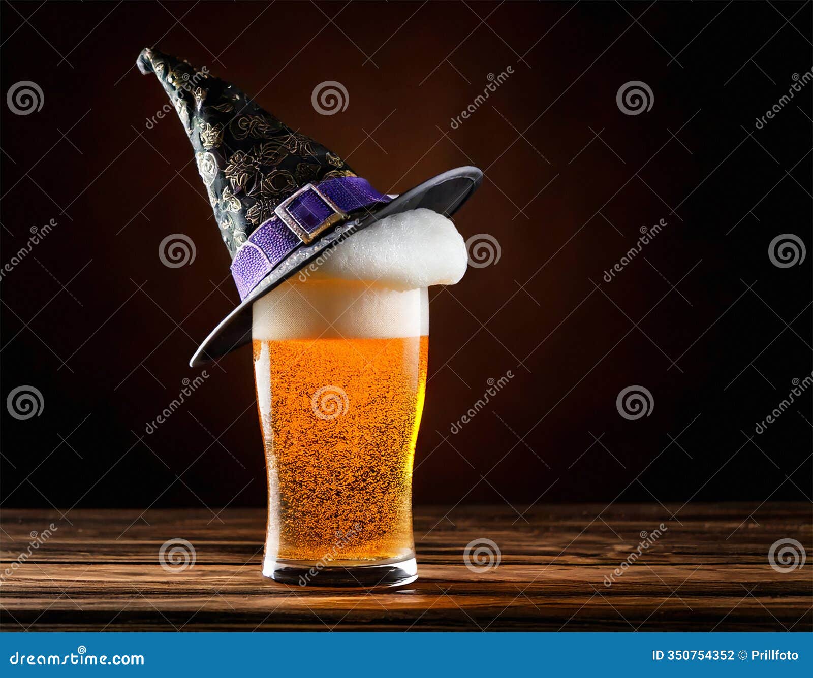 Witch beer stock illustration. Illustration of freshness - 350754352