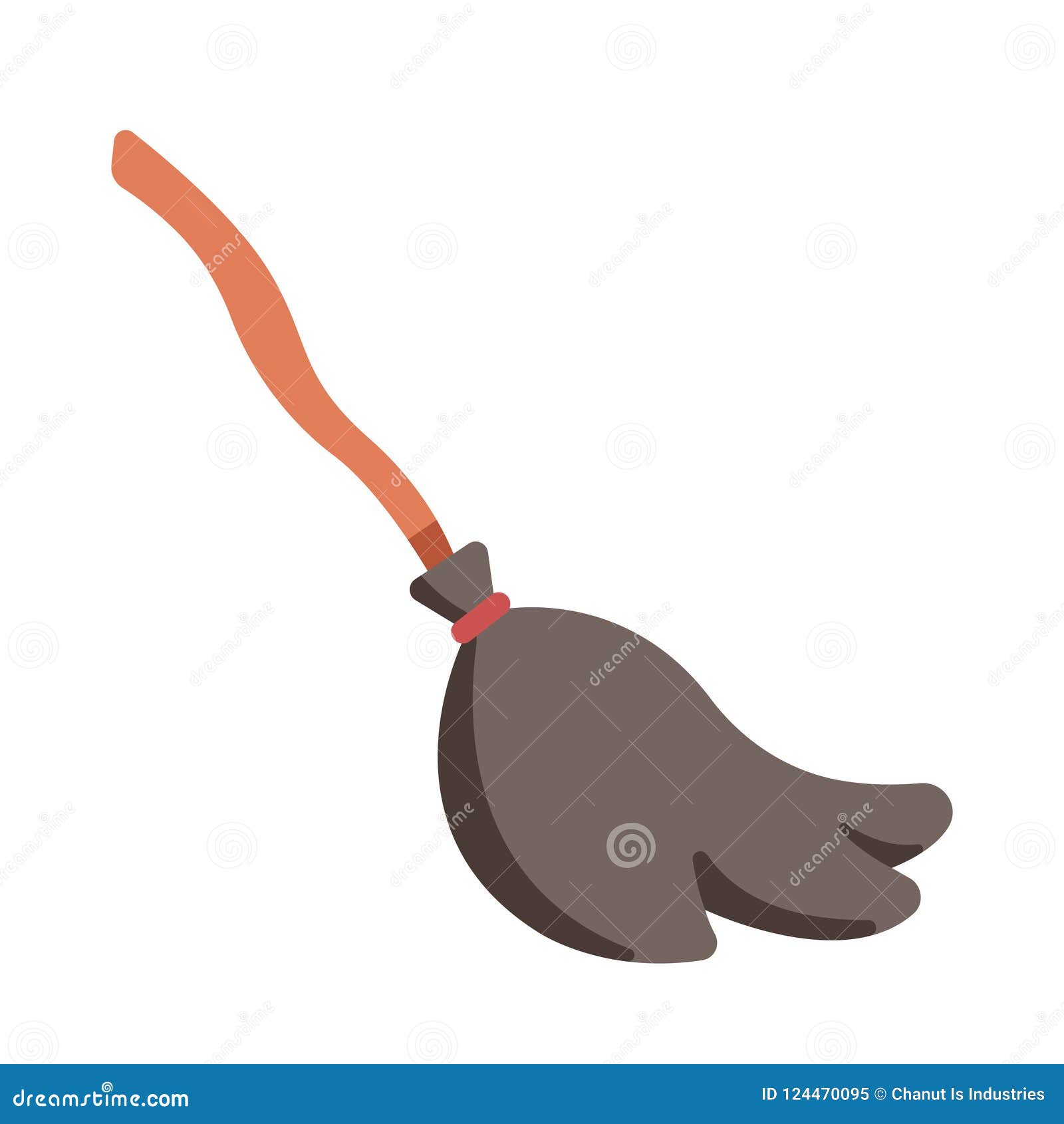 Witch Bloom Flat Illustration Stock Vector - Illustration of cleaner ...