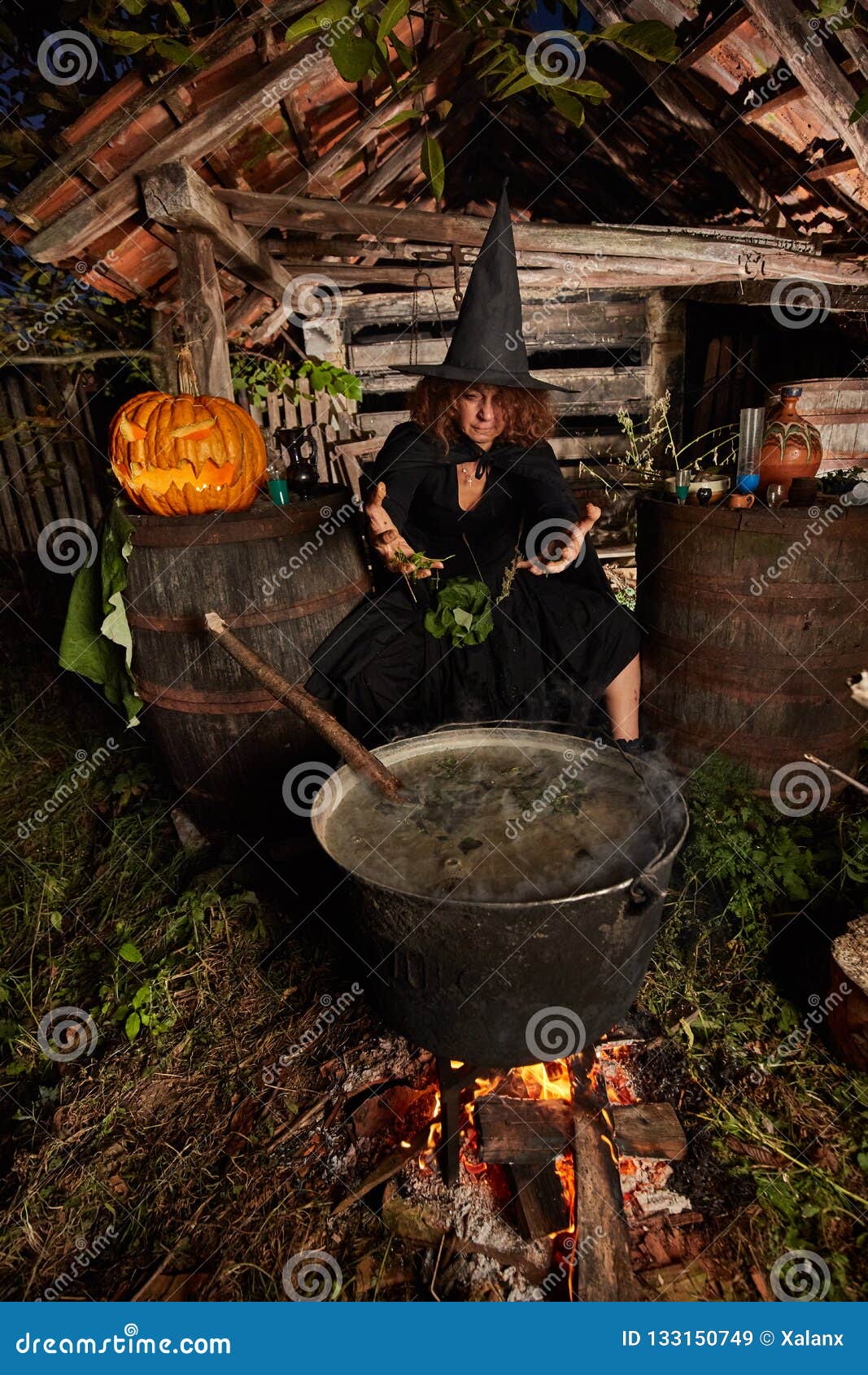 Witches Boiling Pot