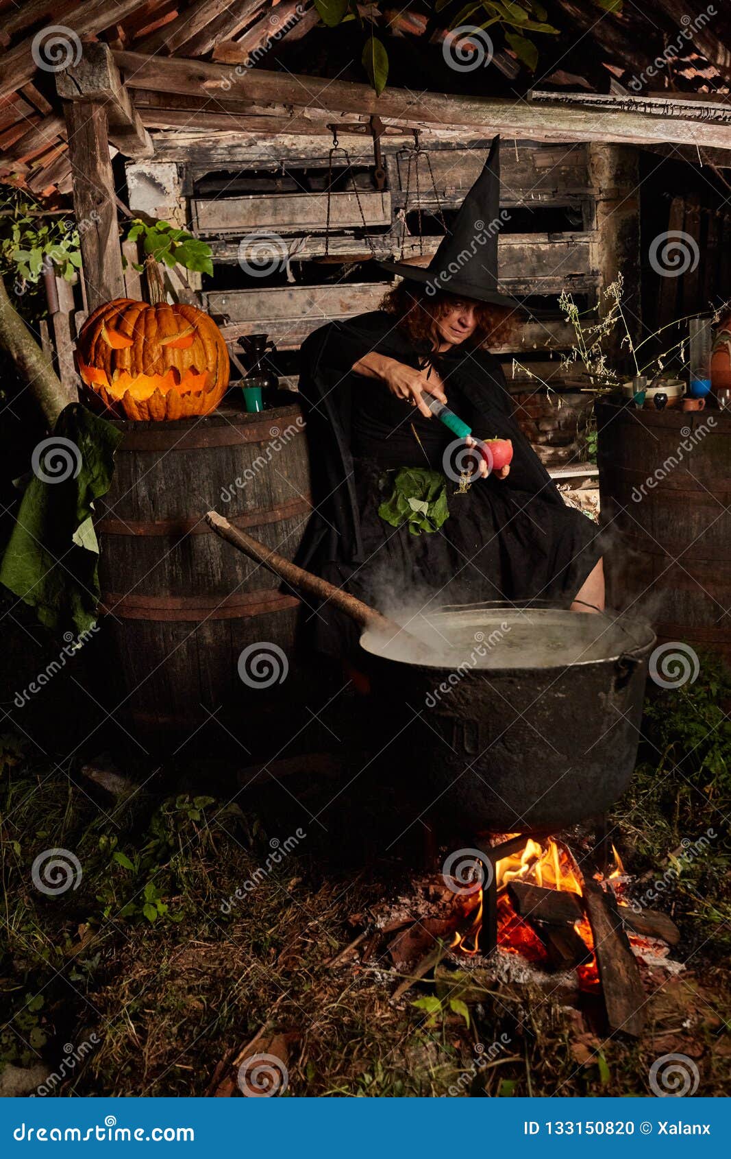 Witches Boiling Pot