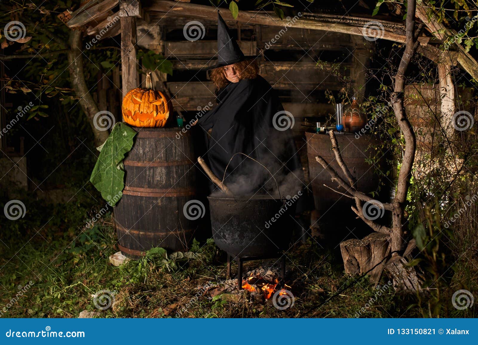 Witches Boiling Pot