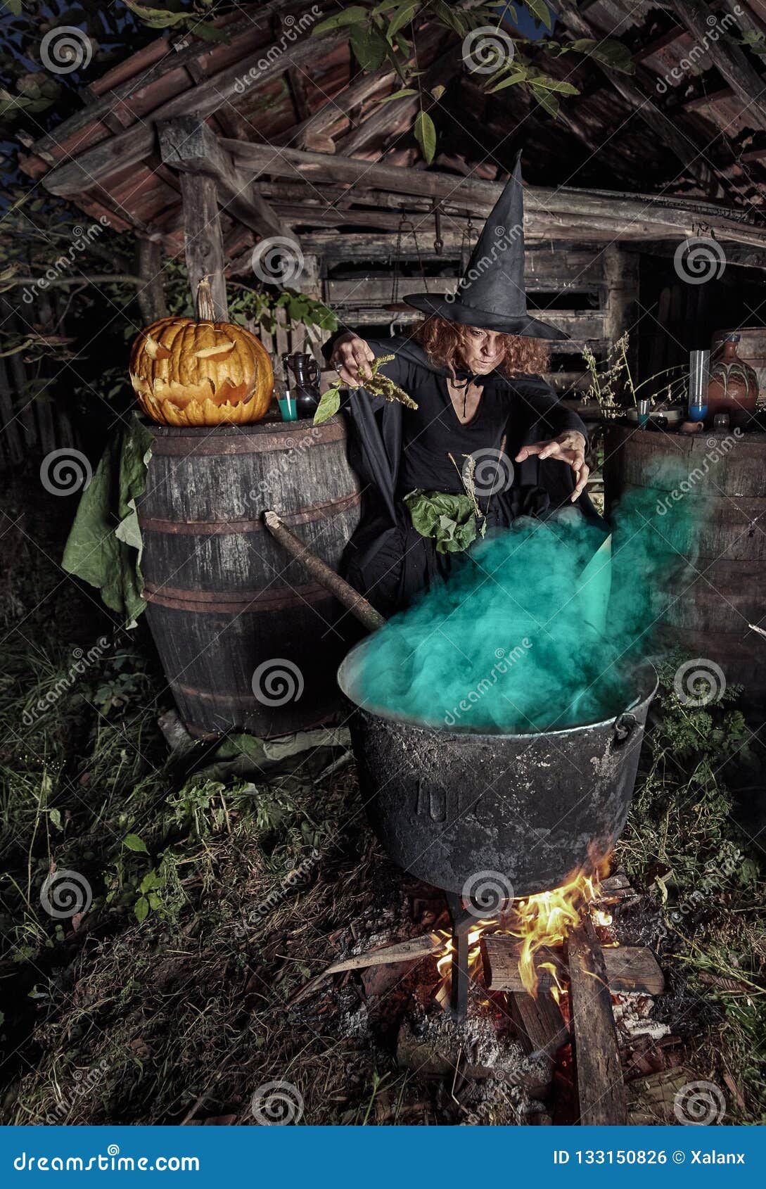 Witches Boiling Pot