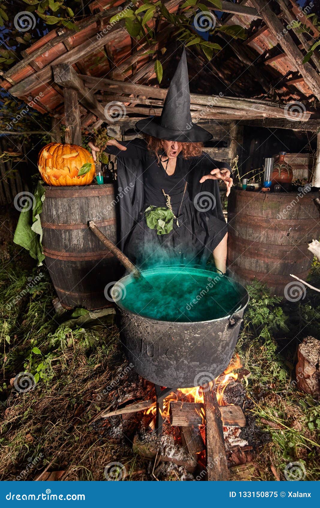 Witches Boiling Pot