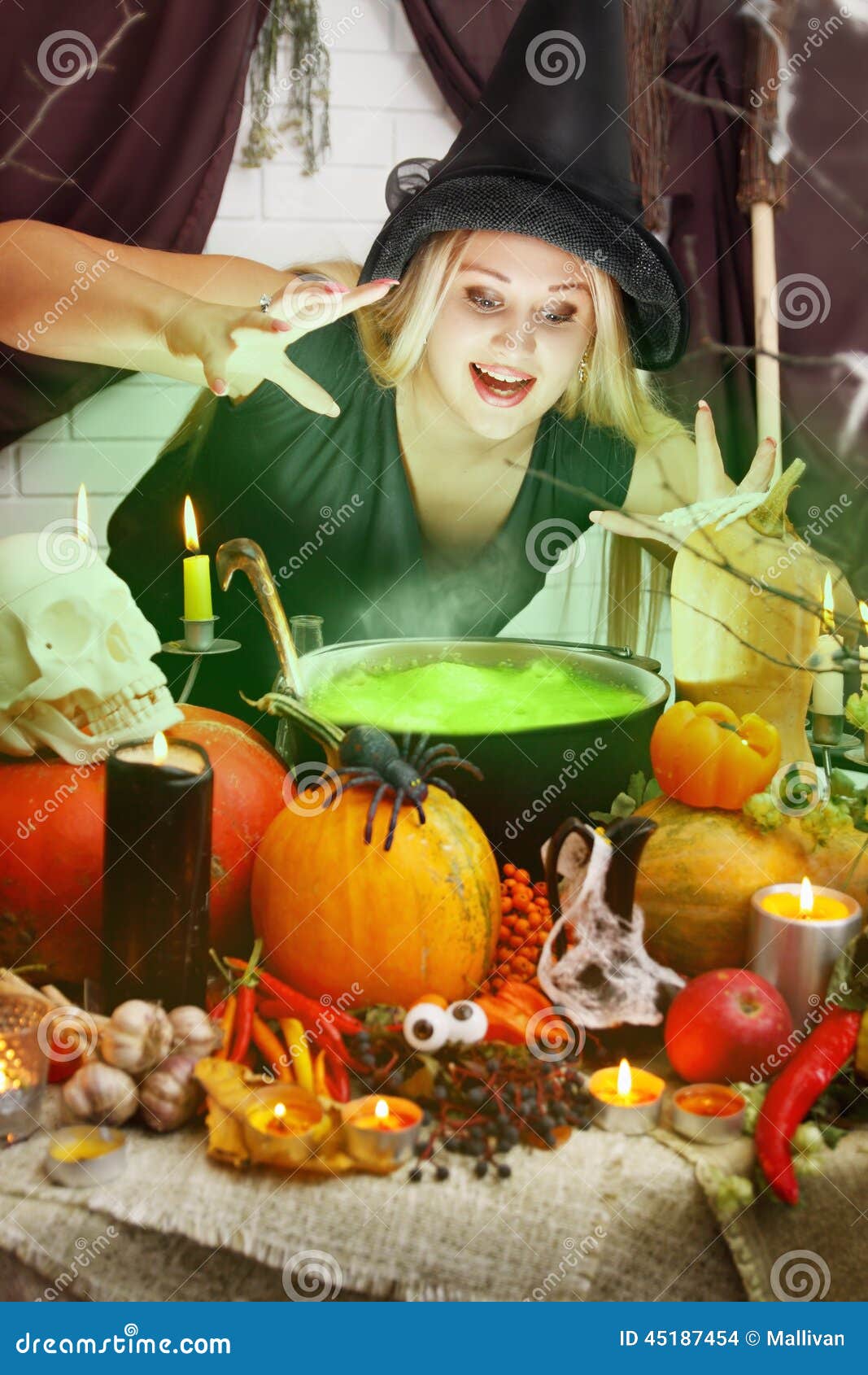 Witch brews a green brew stock photo. Image of gothic - 45187454