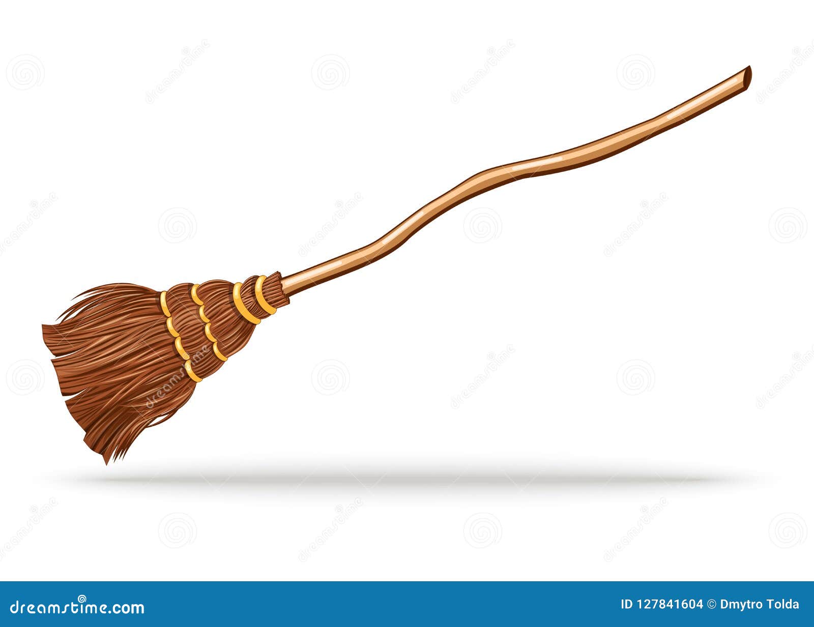 Witch Broom Vector Cartoon Symbol Icon Design Stock Vector Illustration Of Isolated Element