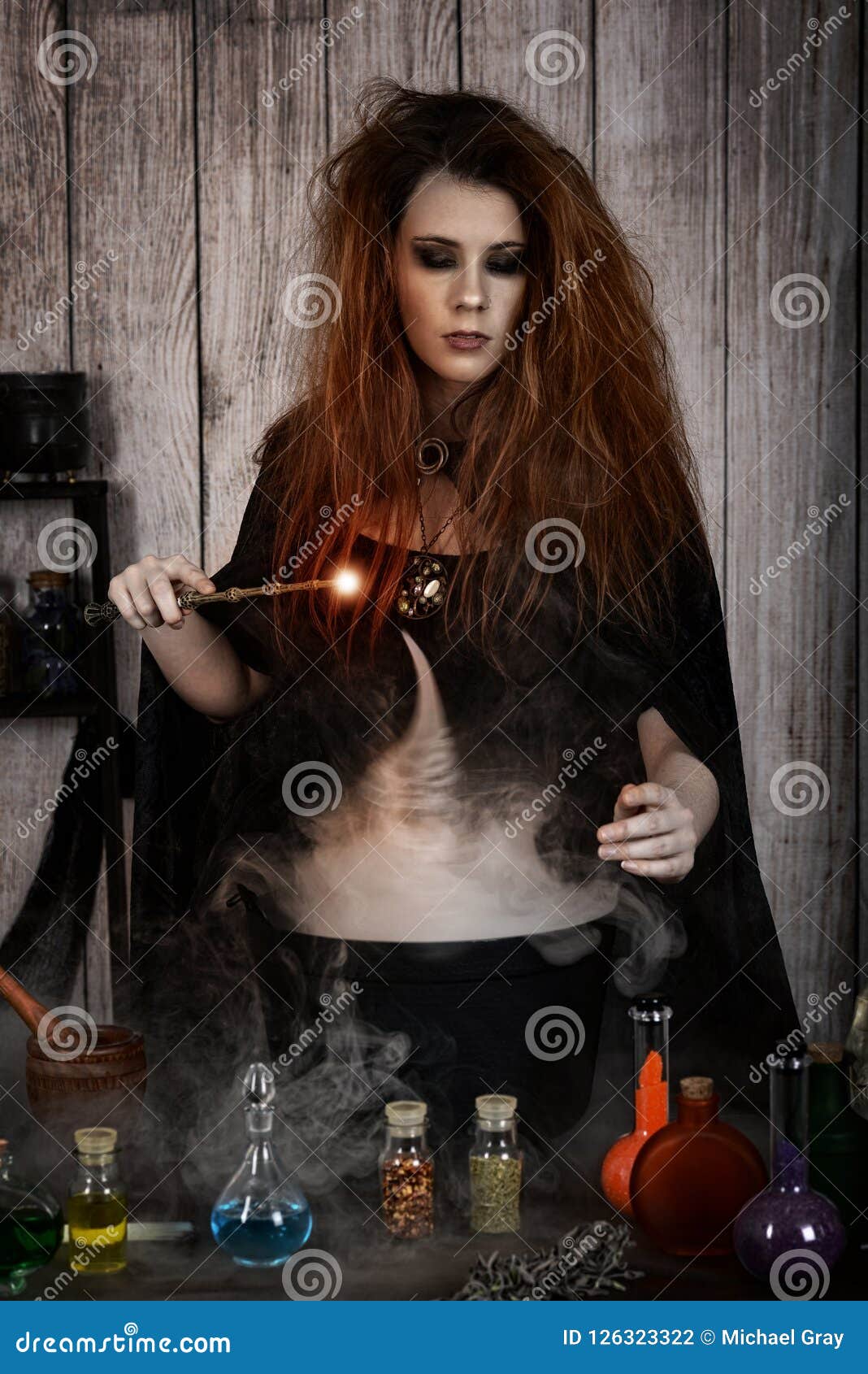 Magic Spell Casting On The Table Stock Photo | CartoonDealer.com #169071324