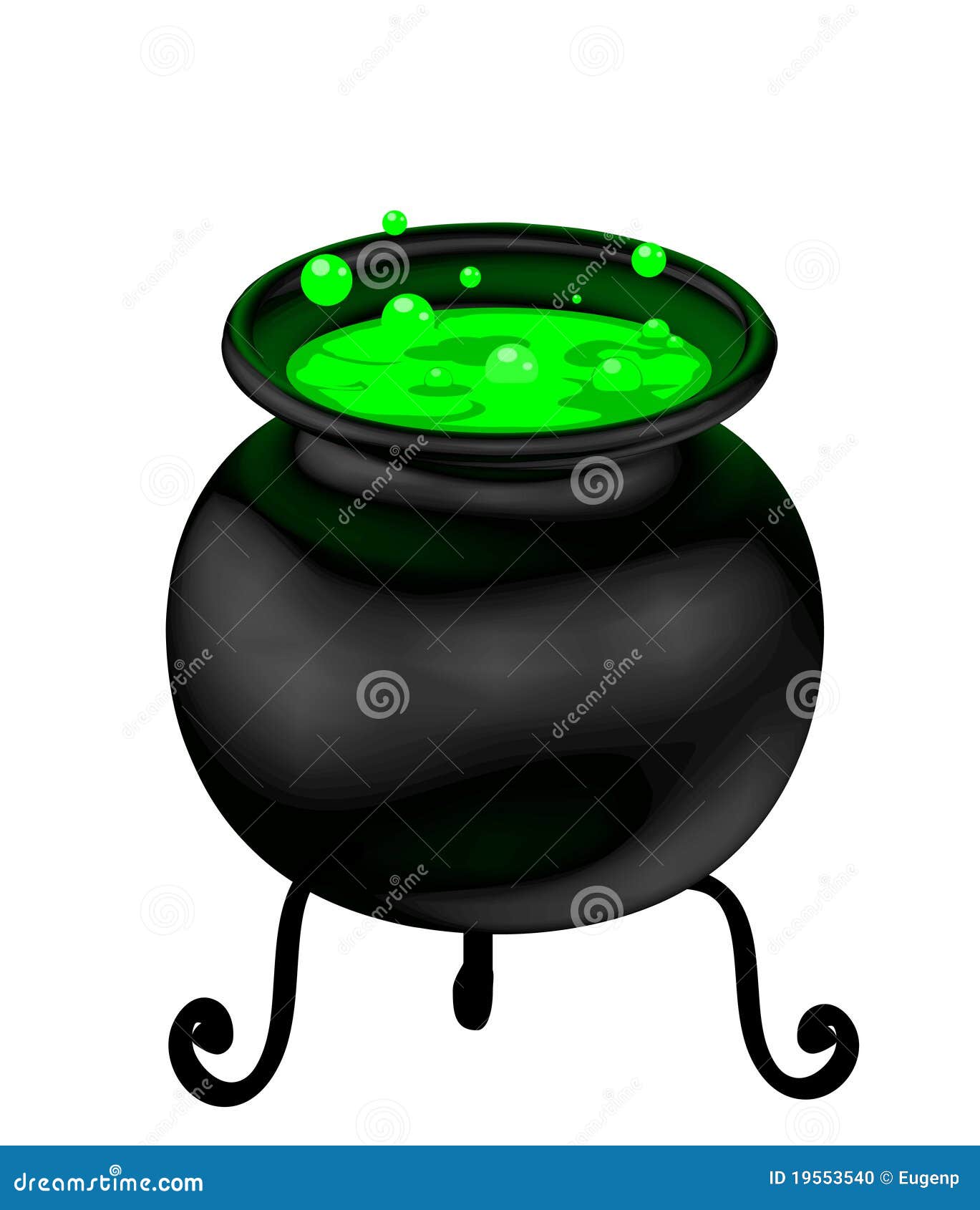 Witch cauldron stock vector. Illustration of celebration - 19553540