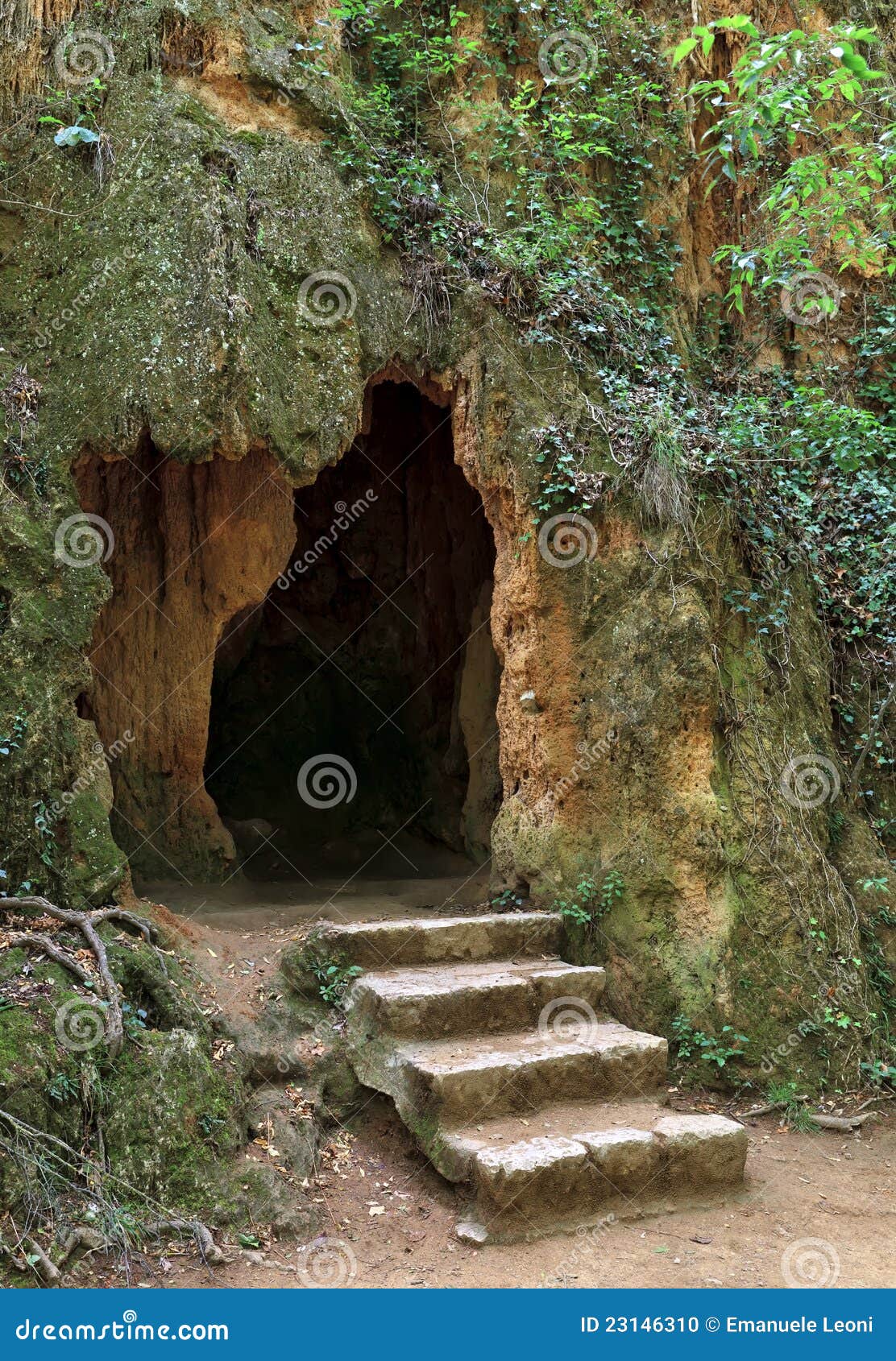 Witch Cave in Monasterio De Piedra Park, Spain Stock Photo - Image of ...