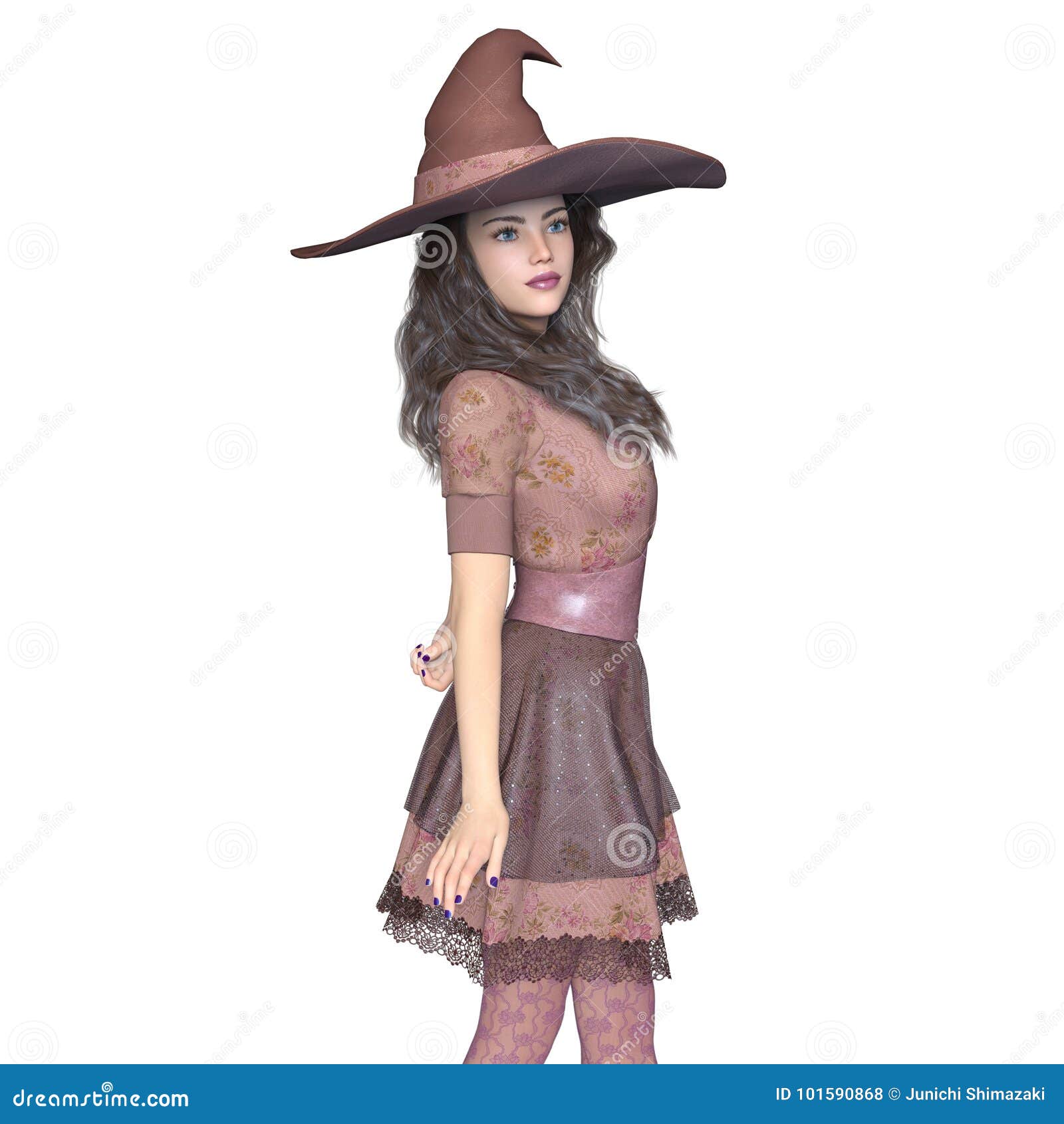 Witch costume woman stock illustration. Illustration of disguise ...