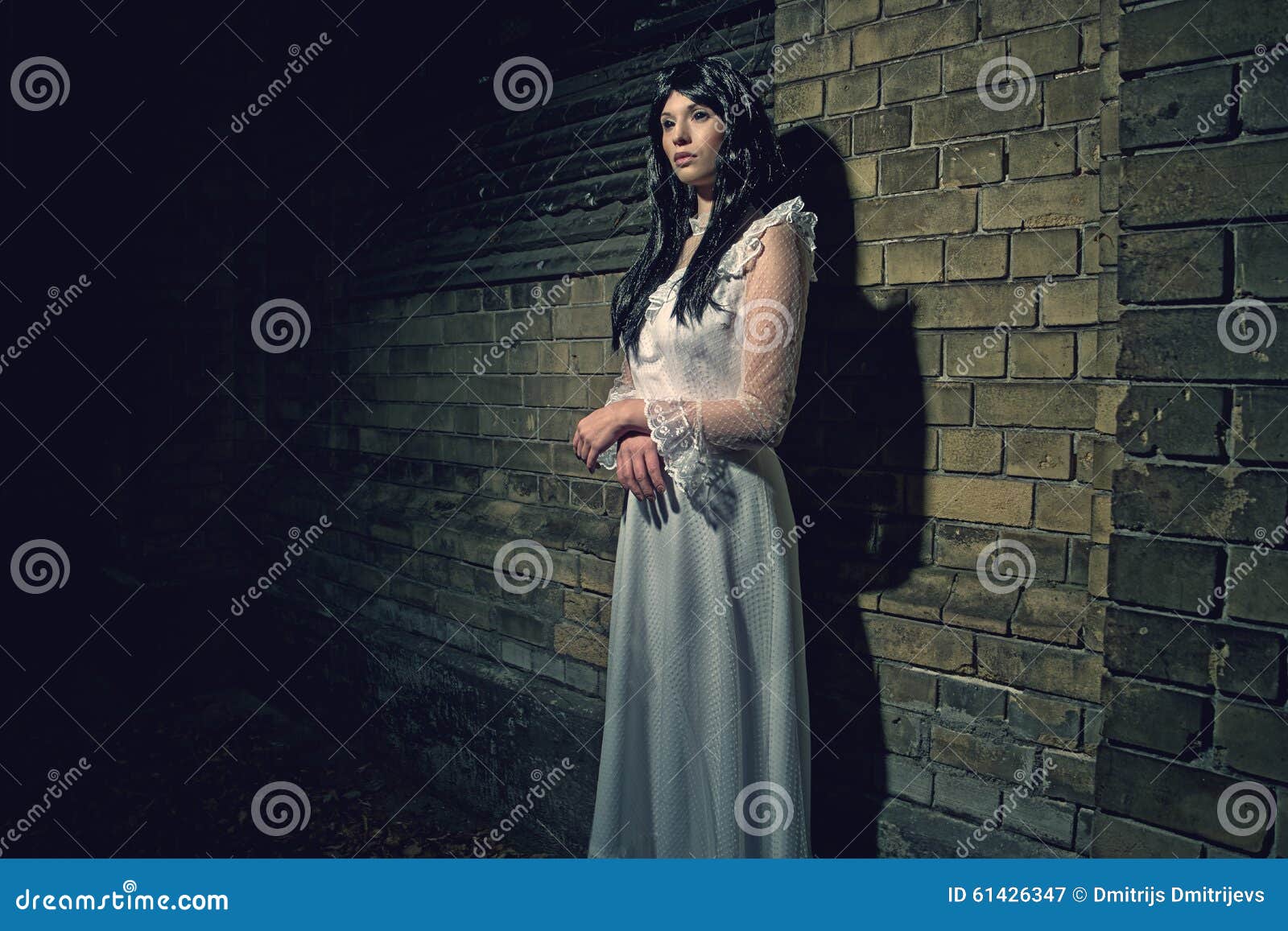 Witch from a Crypt in the Cemetery Stock Image - Image of evil ...