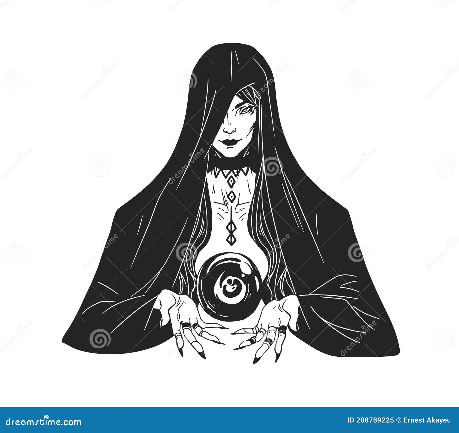 Wizardry Hand Written Word Text For Typography Design Vector ...