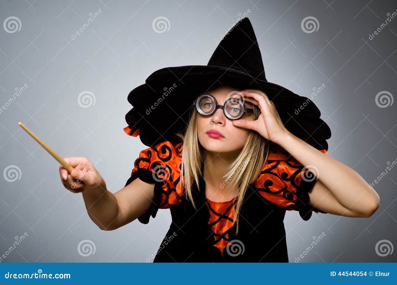 Witch doing stock photo. Image of entertainment, caucasian - 44544054