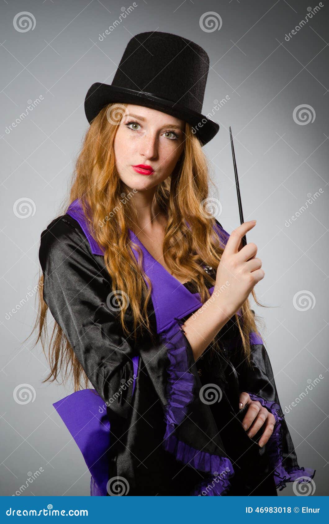 Witch doing her dirty stock photo. Image of artist, hold - 46983018