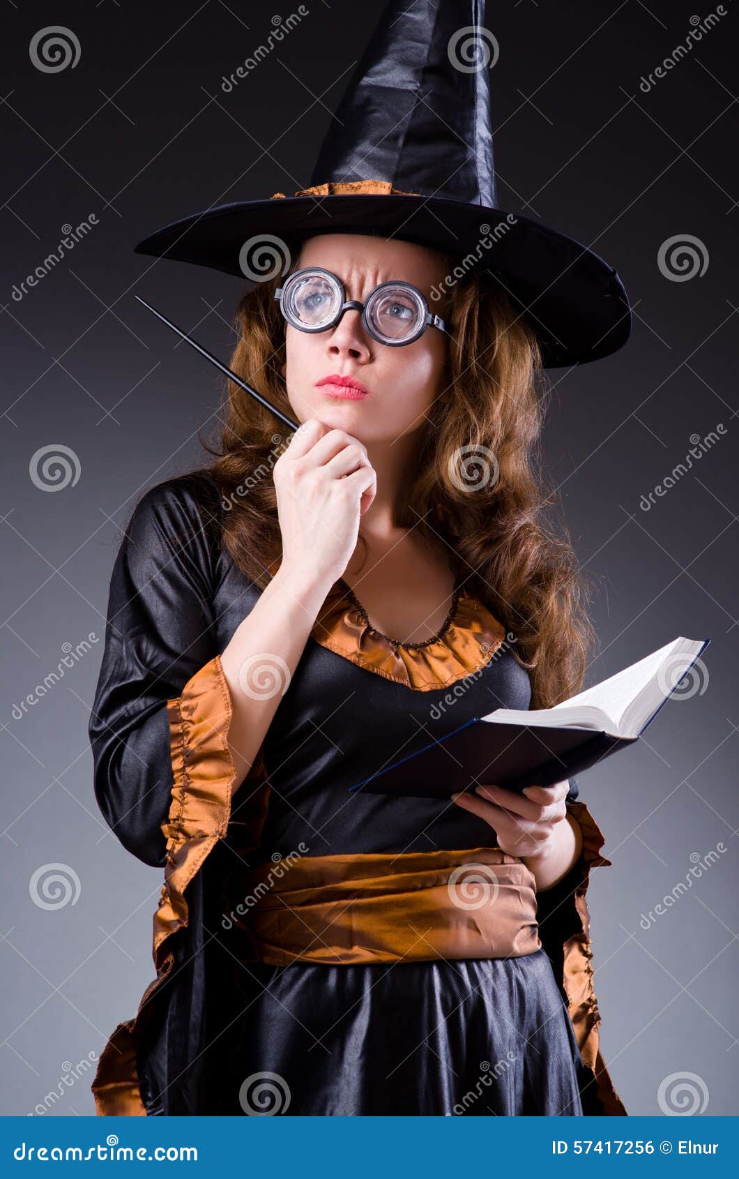 The Witch Doing Her Dirty Tricks Stock Photo - Image of black, magic ...