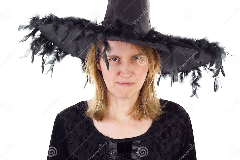 Witch with evil eye stock photo. Image of dark, death - 36985084