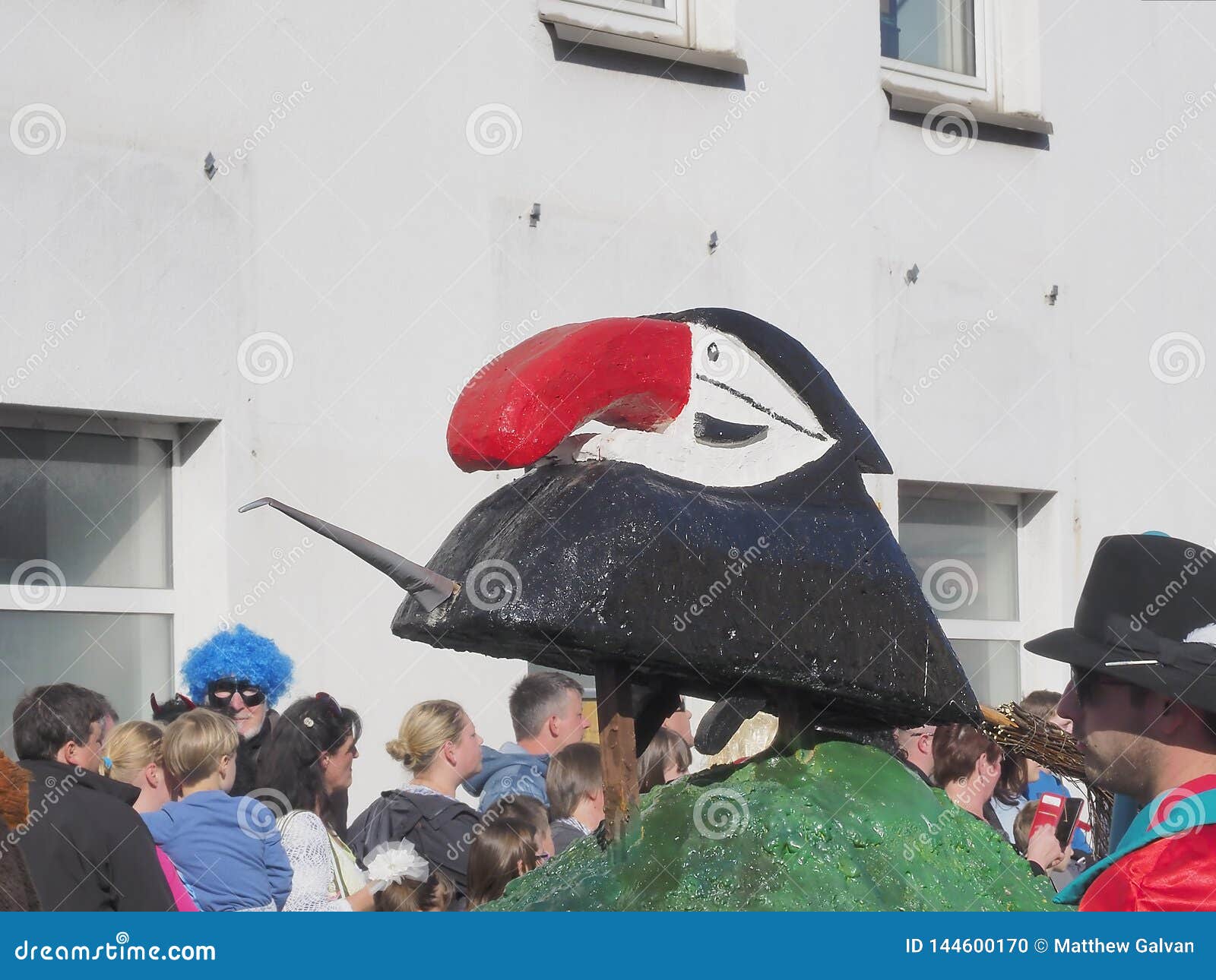 Witch float editorial image. Image of pust, flying, cerknica - 144600170