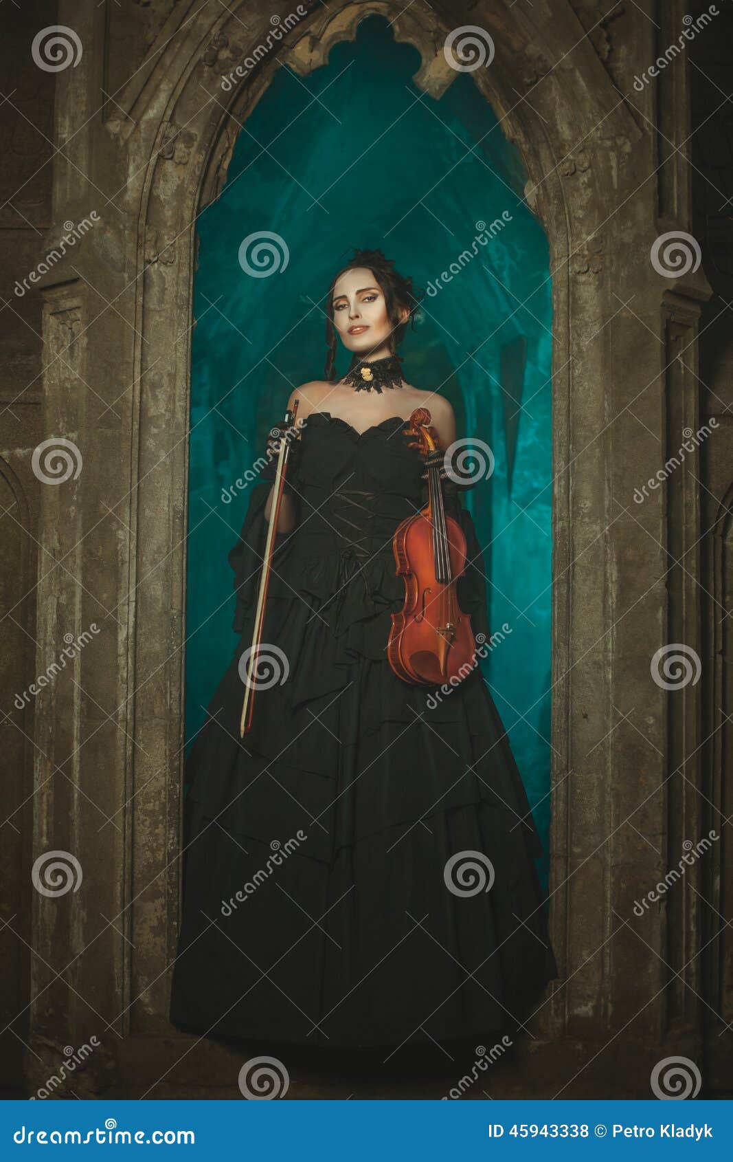 Witch Girl Smiling at Night. Stock Photo - Image of ghost, halloween ...