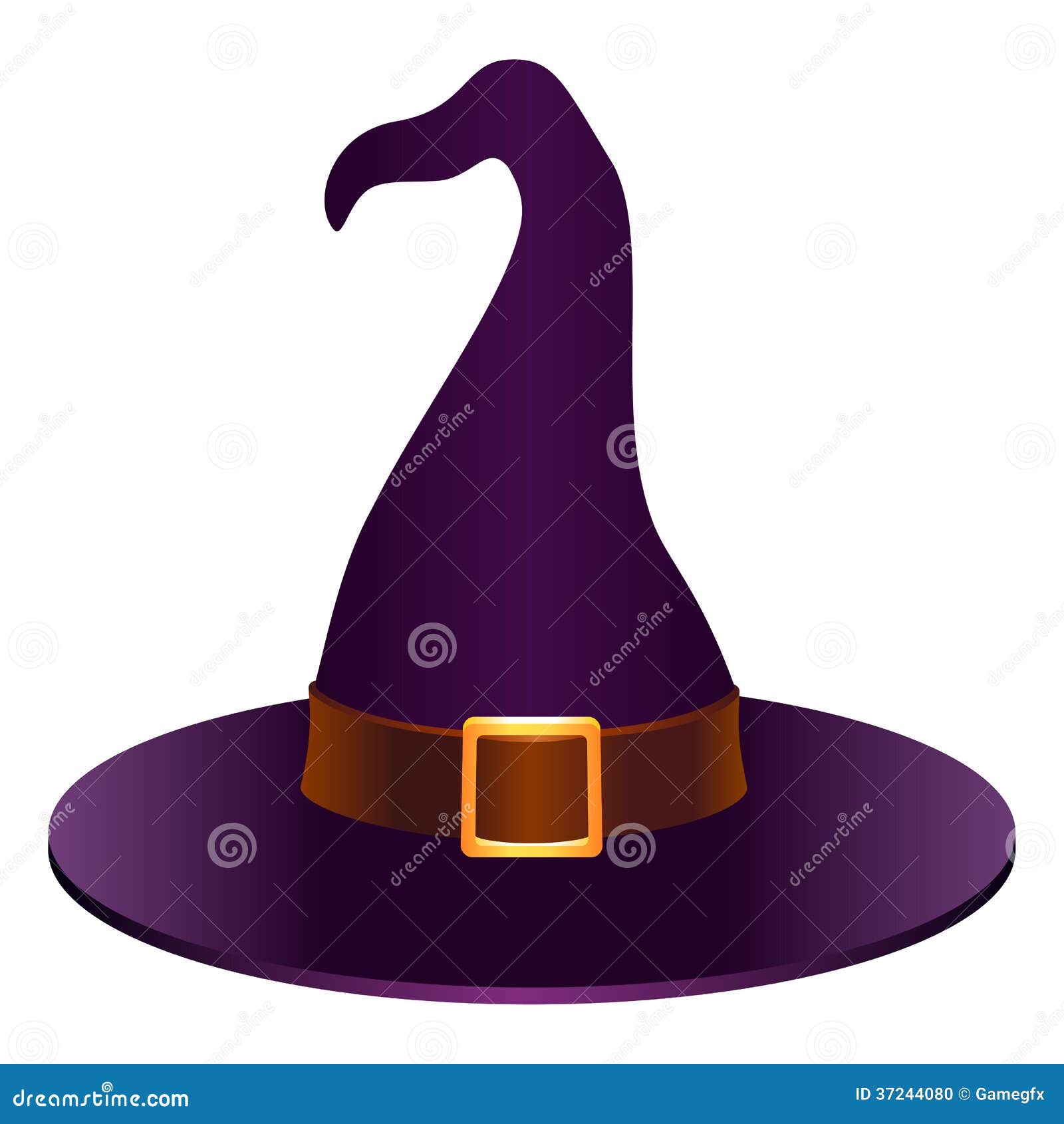 Witch hat stock illustration. Illustration of oldfashioned - 37244080