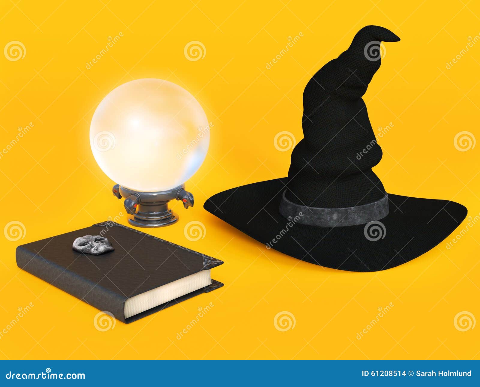 Scrying Crystal Ball. Magic Crystal Ball For Divination. Vector ...