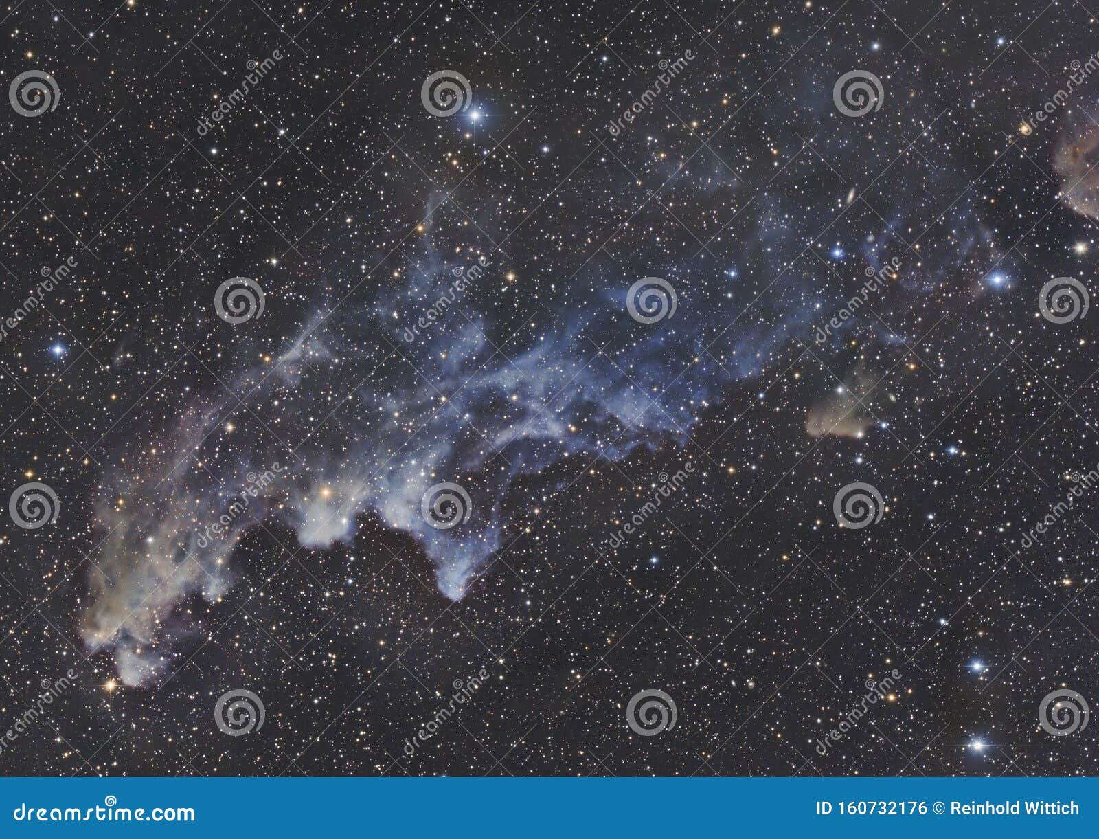 Witch Head Nebula IC 2118 stock photo. Image of light - 160732176